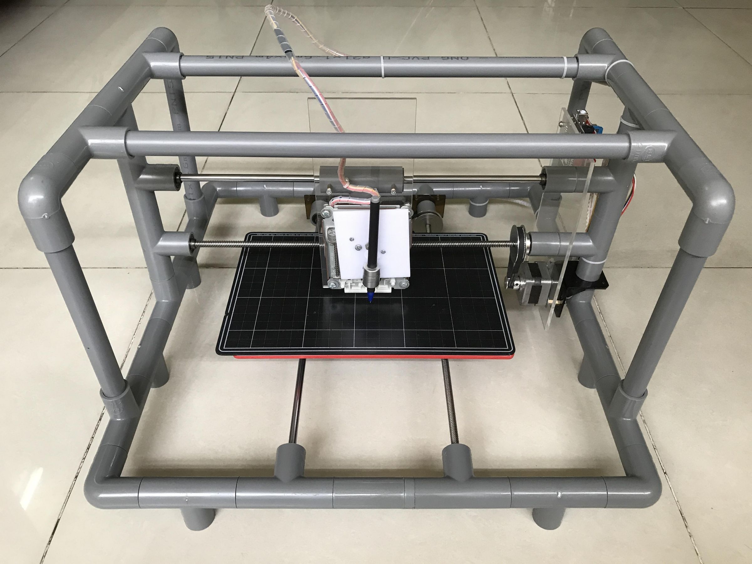 BUILD a PVC CNC PLOTTER IN a SIMPLE WAY : 11 Steps (with Pictures ...