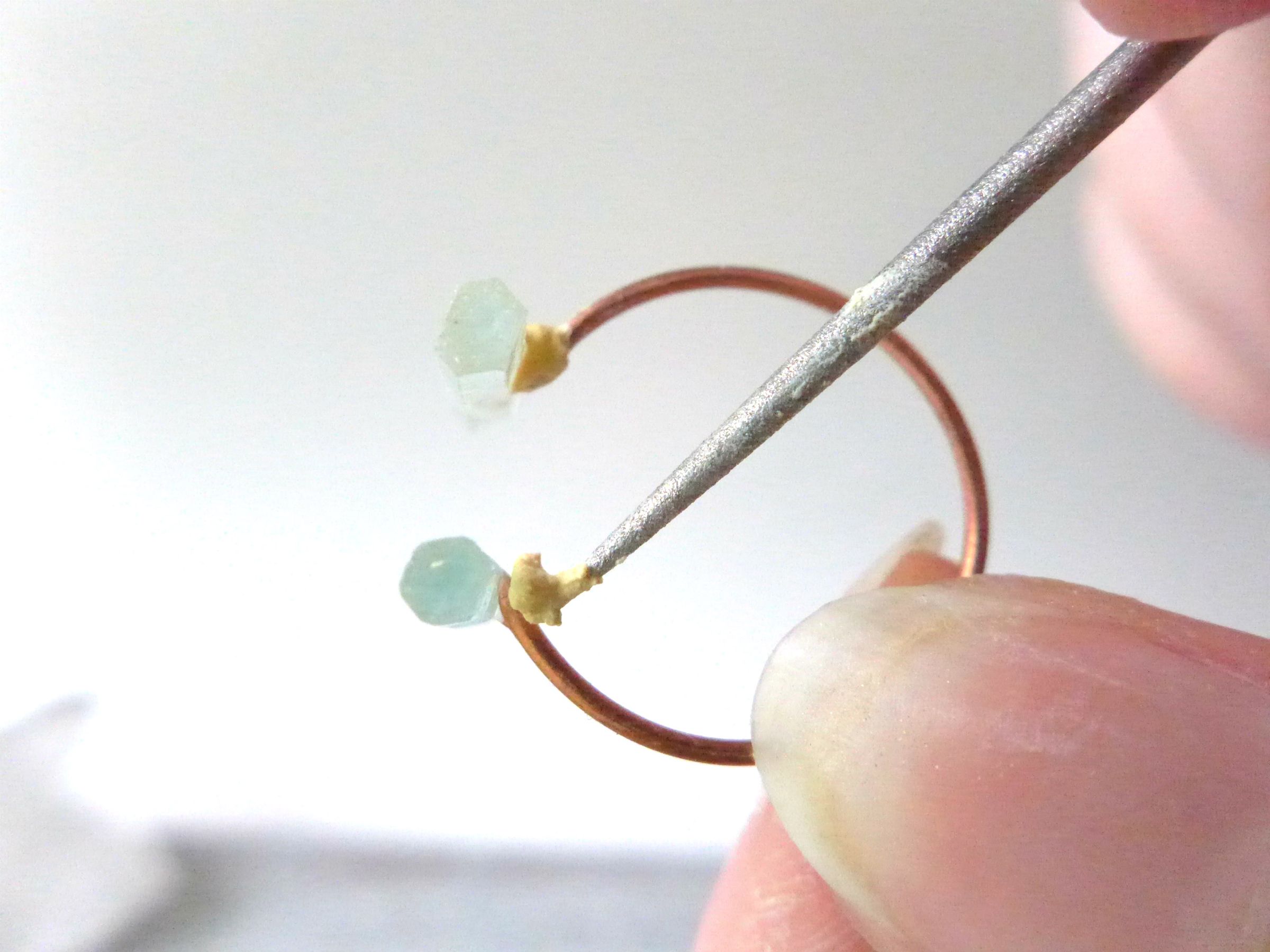 How to Make a Copper Electroformed Gemstone Open Ring : 13 Steps (with ...