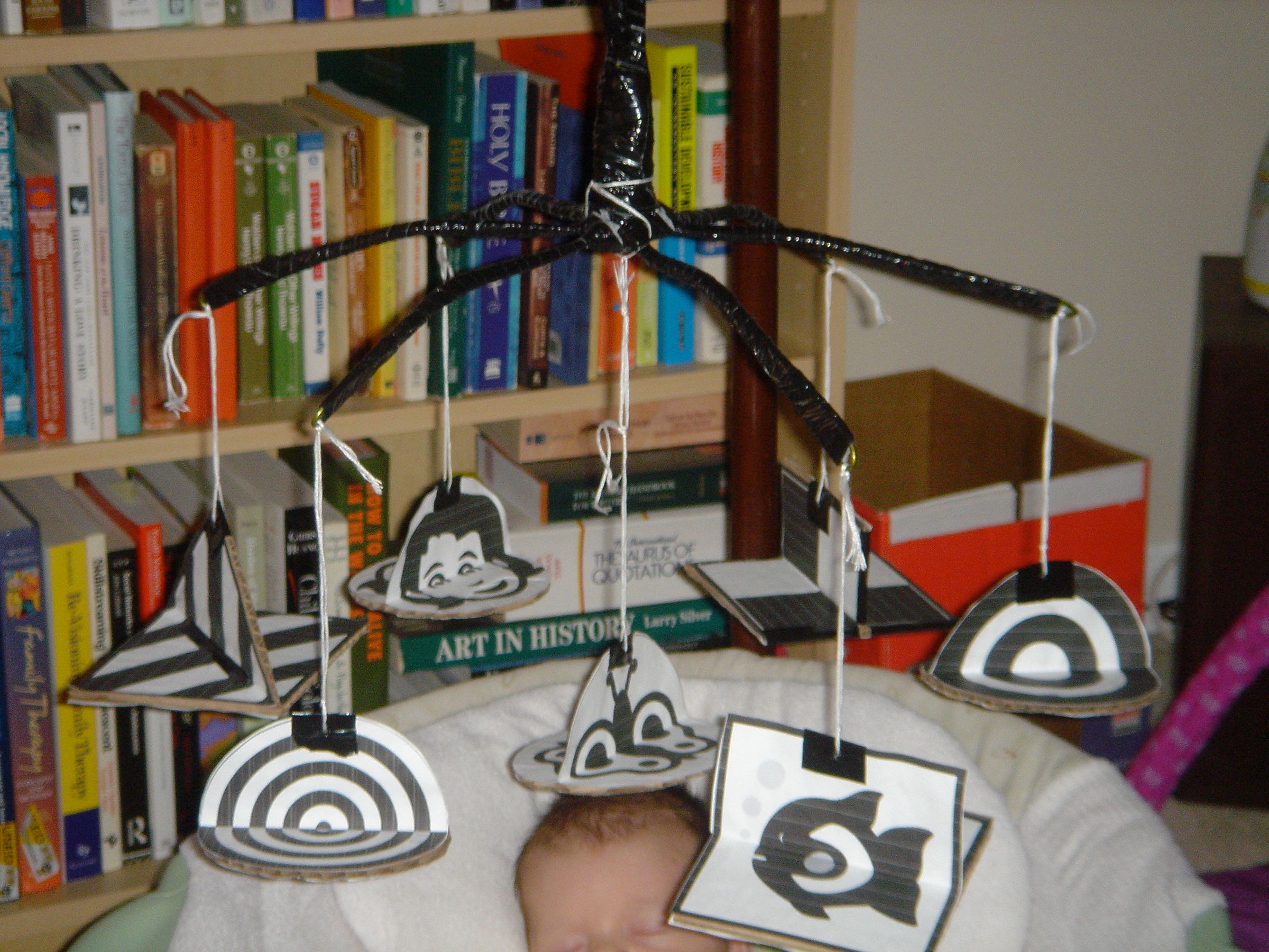 DIY High-Contrast Baby Mobile : 7 Steps (with Pictures) - Instructables