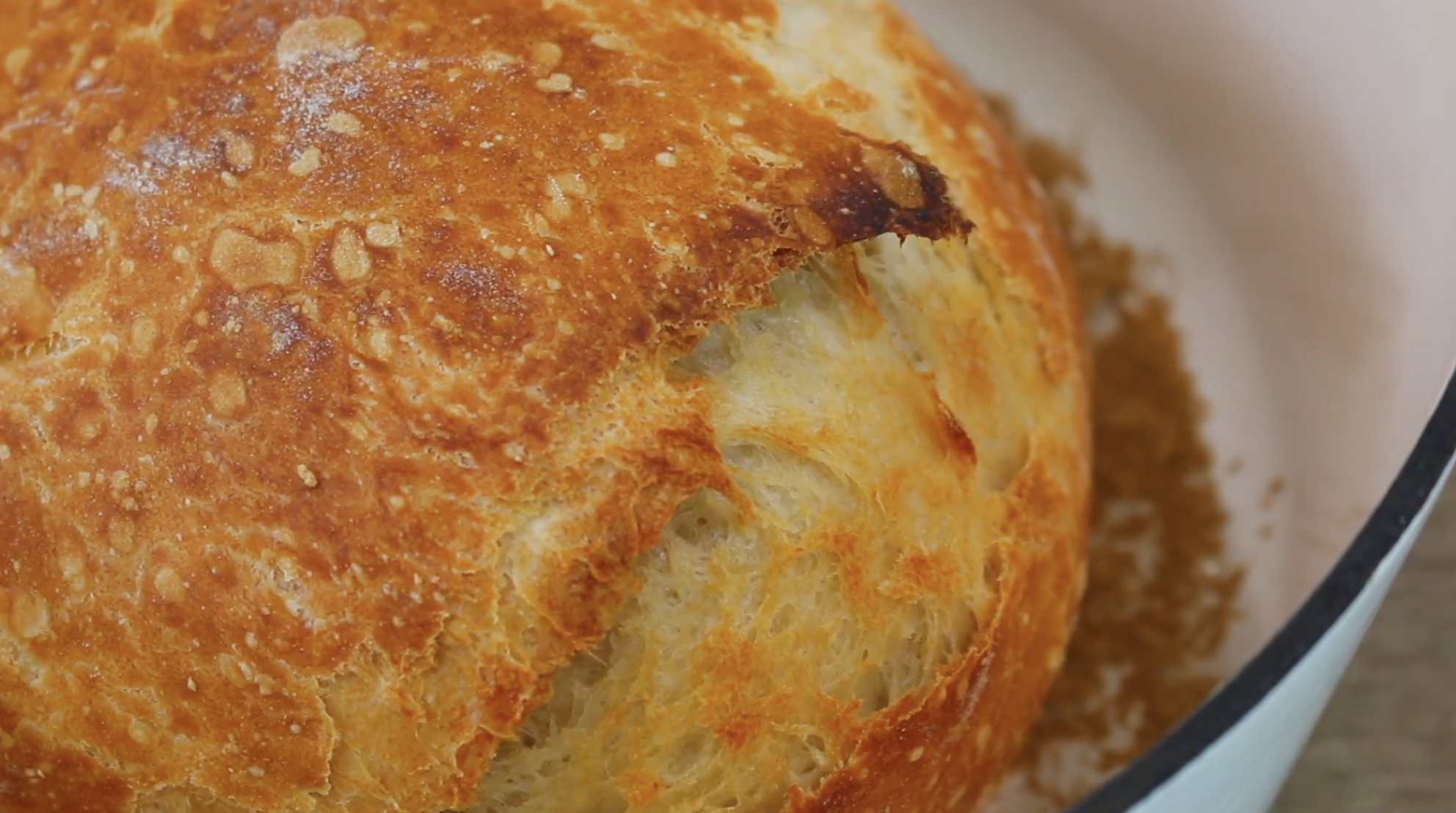 Lazy Man Bread | 4 Ingredients Bread Recipe | No Knead | No Machine ...