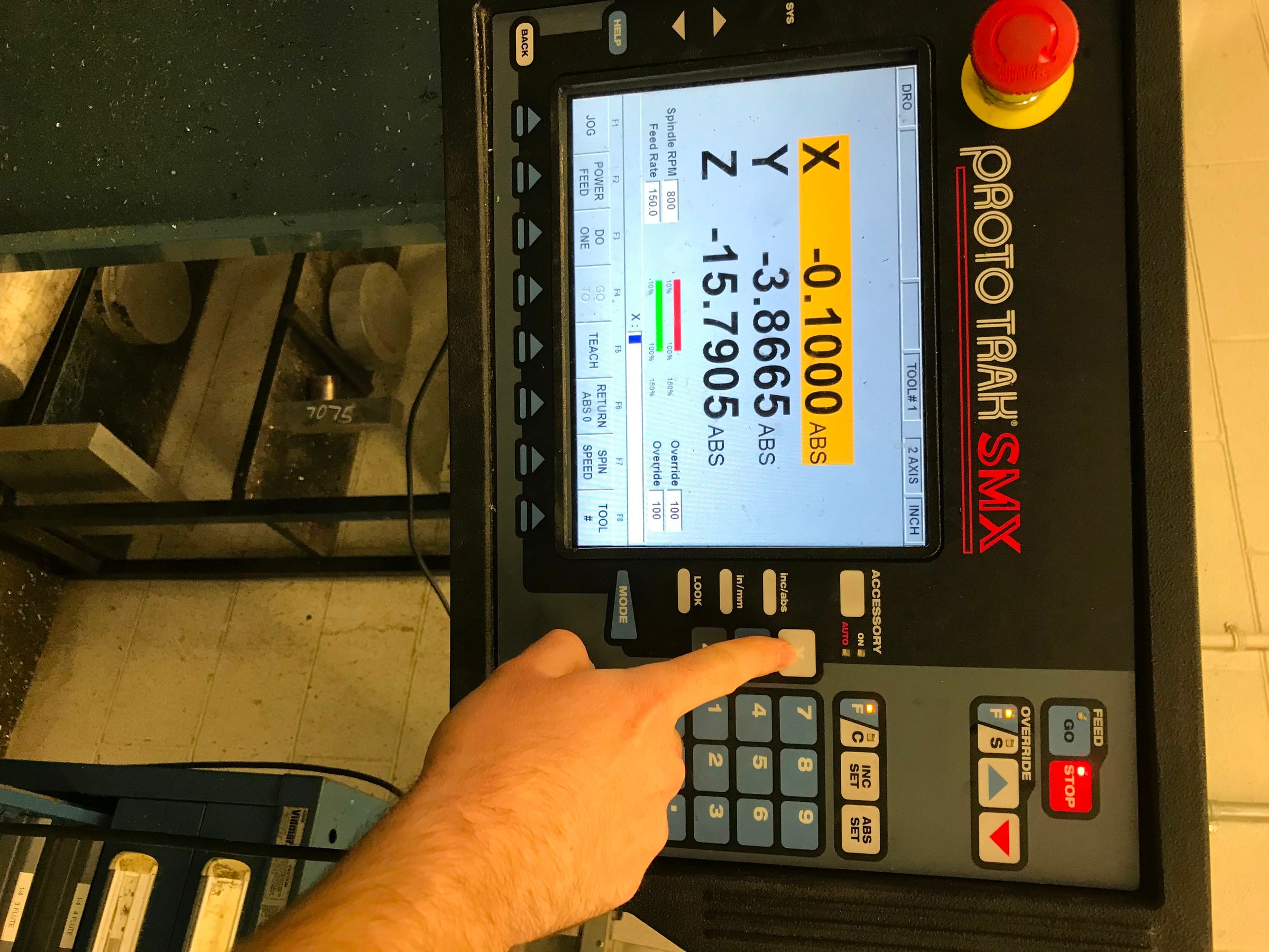 Zeroing a Prototrak Controlled Manual Mill : 6 Steps (with Pictures ...