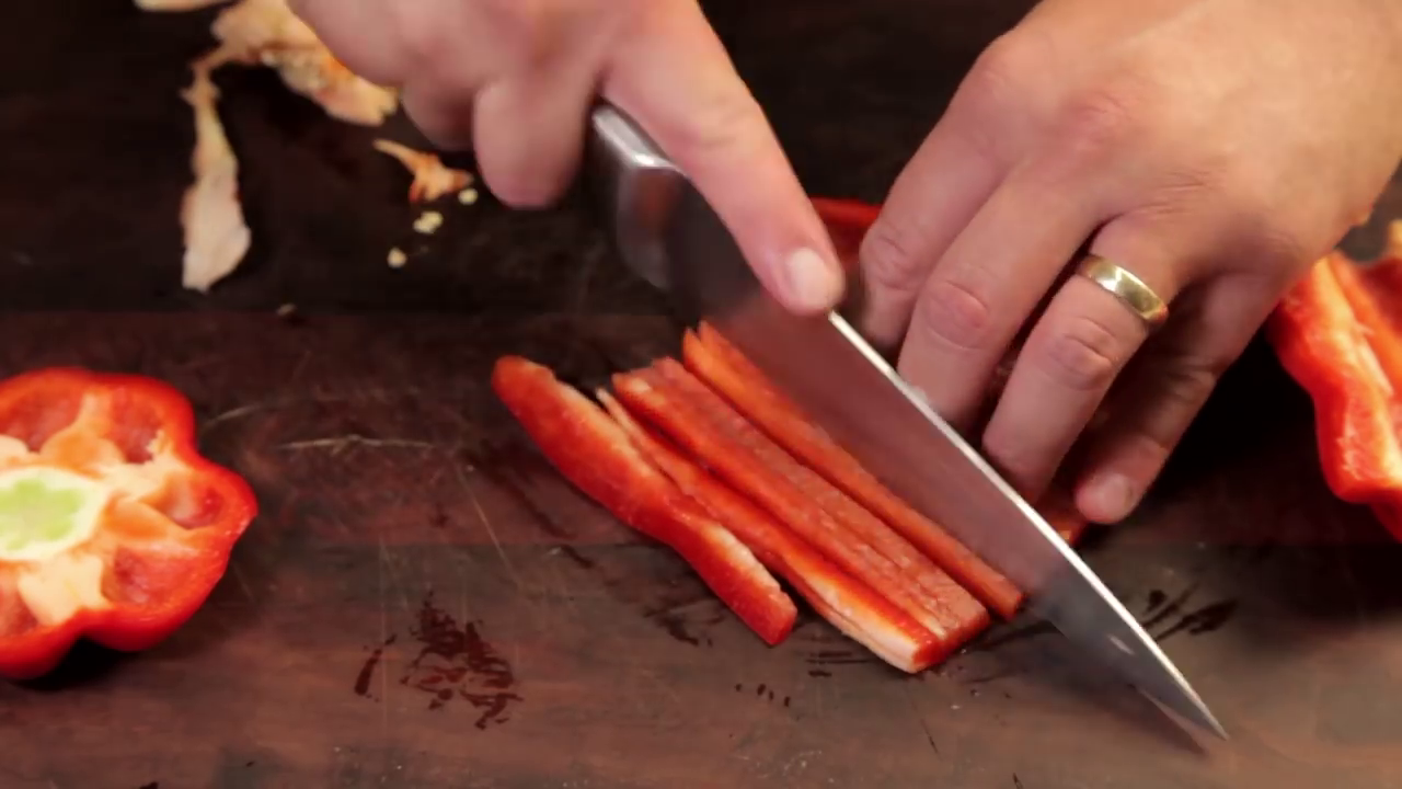 Fastest Way to Cut a Bell Pepper : 5 Steps (with Pictures) - Instructables