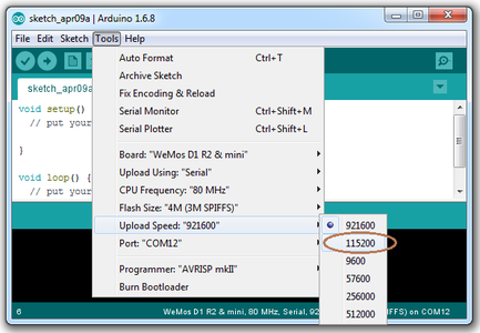 Programming the ESP8266 WeMos-D1R2 Using Arduino Software/IDE : 15 ...
