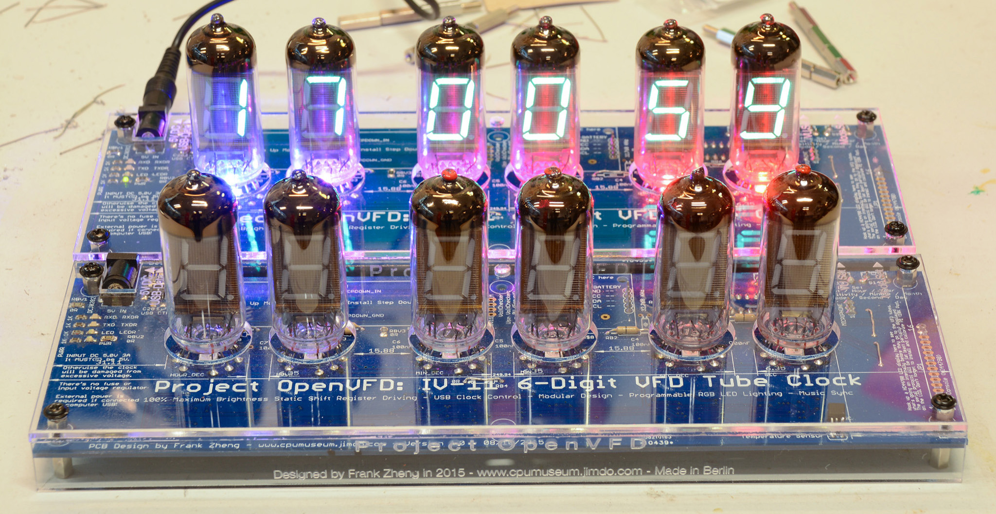 OpenVFD: 6-Digit IV-11 VFD Tube Clock : 15 Steps (with Pictures ...