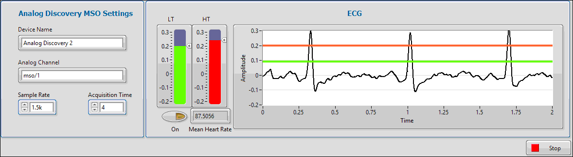 DIY ECG Using a Analog Discovery 2 and LabVIEW : 8 Steps - Instructables