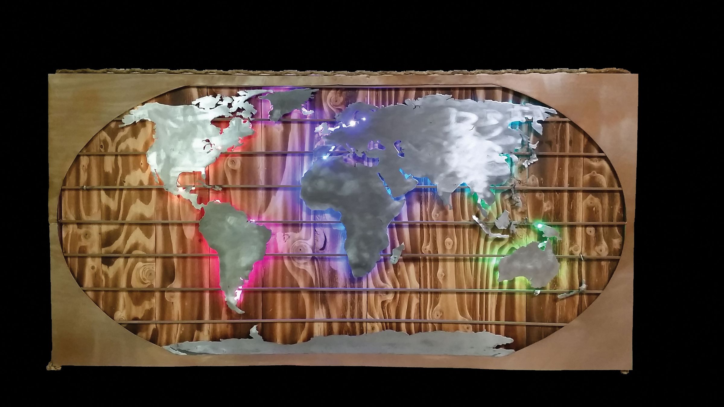 LED World Map/Clock : 5 Steps (with Pictures) - Instructables