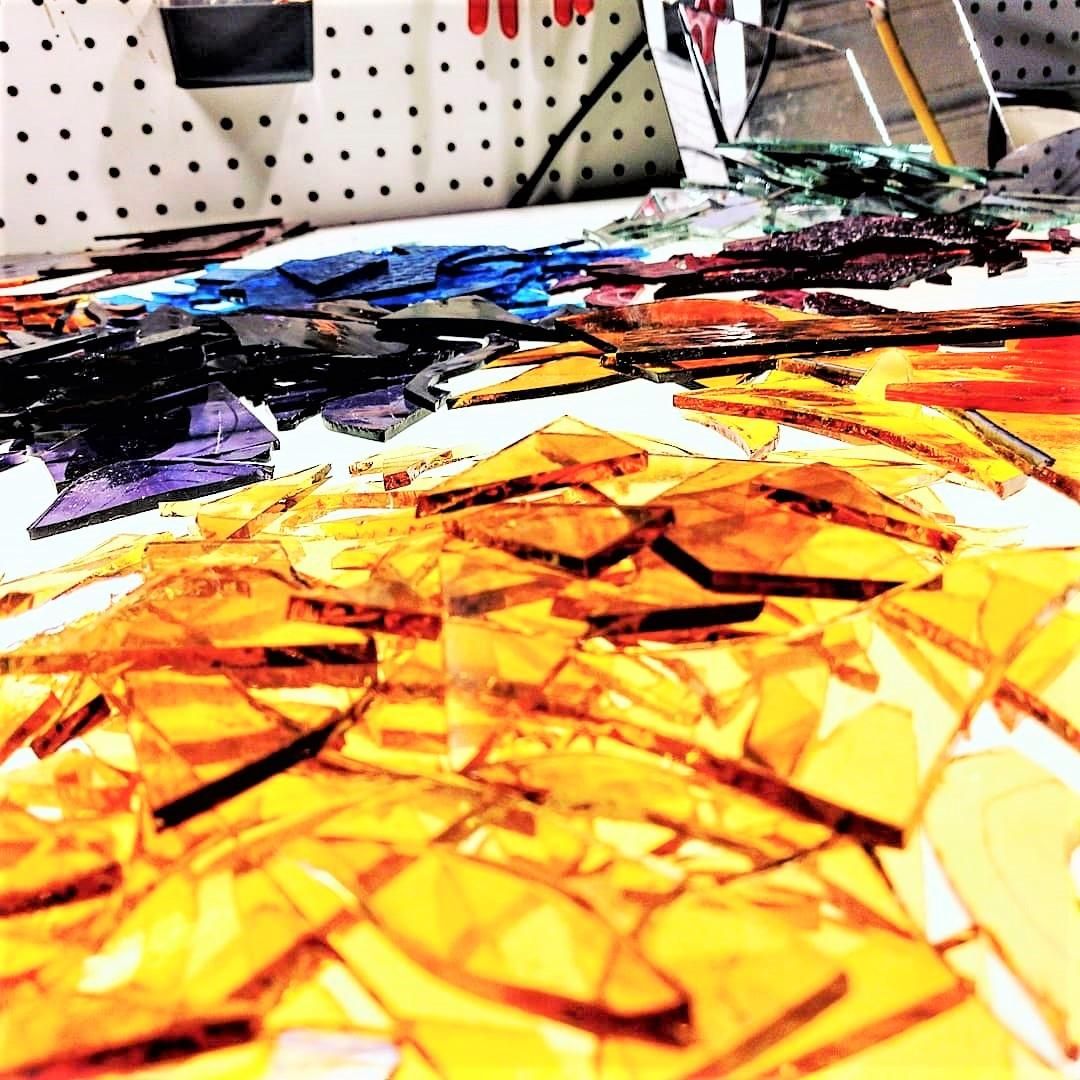 Scrap Stained Glass Panel : 5 Steps (with Pictures) - Instructables