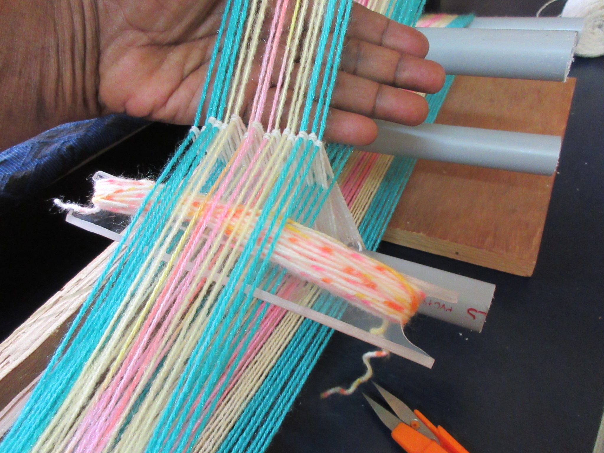 How to Make an Inkle Loom and Weaving a Simple Band : 20 Steps (with ...