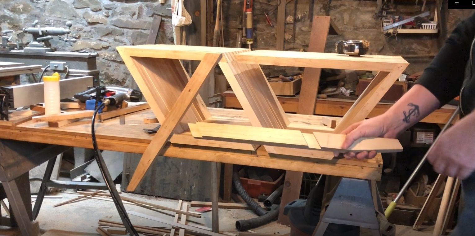 Slat-Built Modern Coffee Table (w/ Additive Joinery) : 16 Steps (with ...