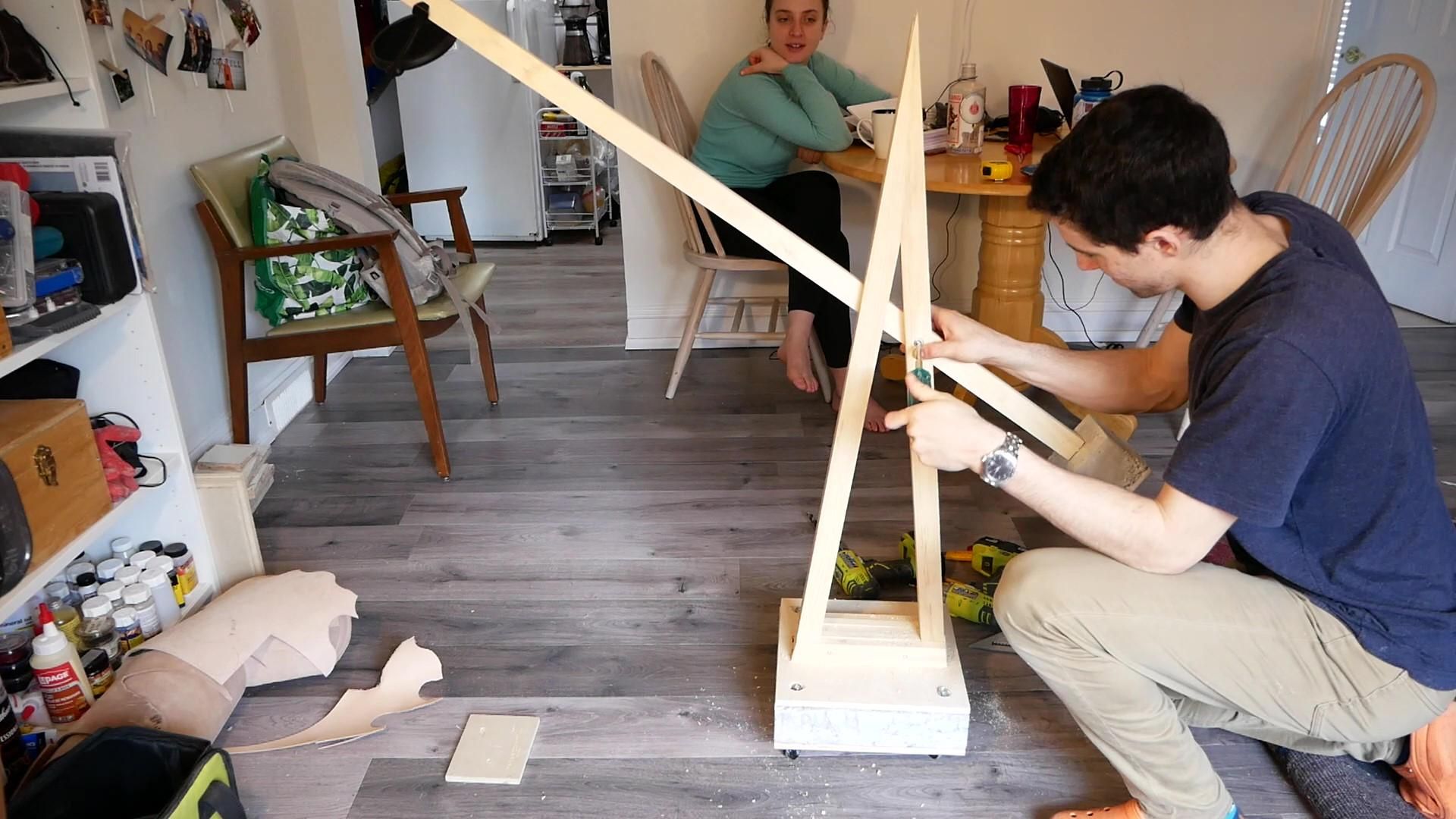 Concrete & Wood Counterweighted Mic Stand : 12 Steps (with Pictures ...