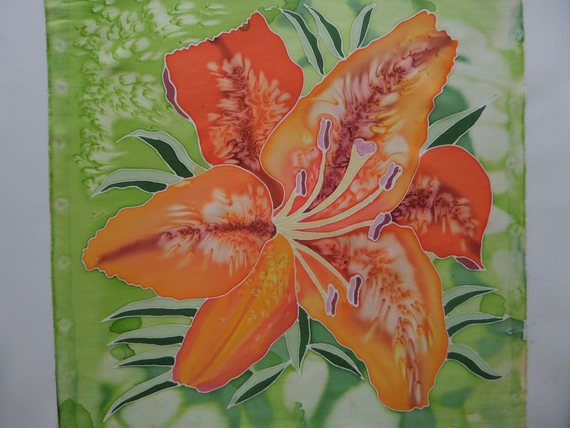 'Rainbow Lily' Silk Painting : 11 Steps (with Pictures) - Instructables
