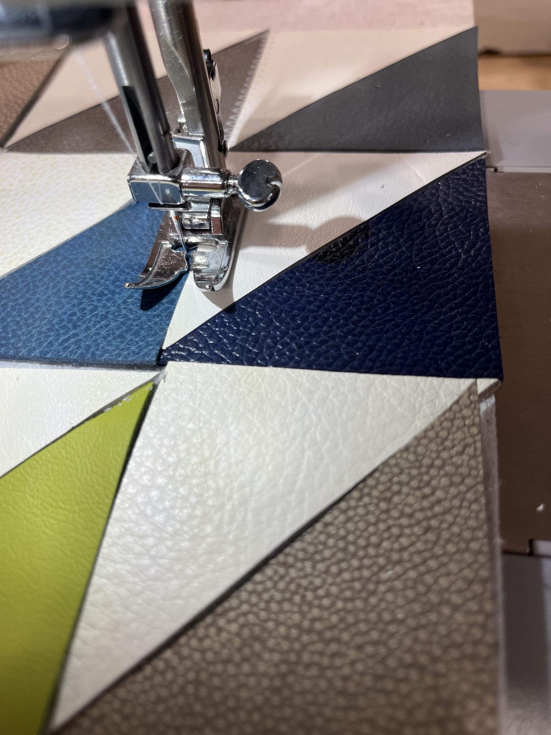 Scrappy Patchwork Leather Bucket Bag : 10 Steps (with Pictures ...