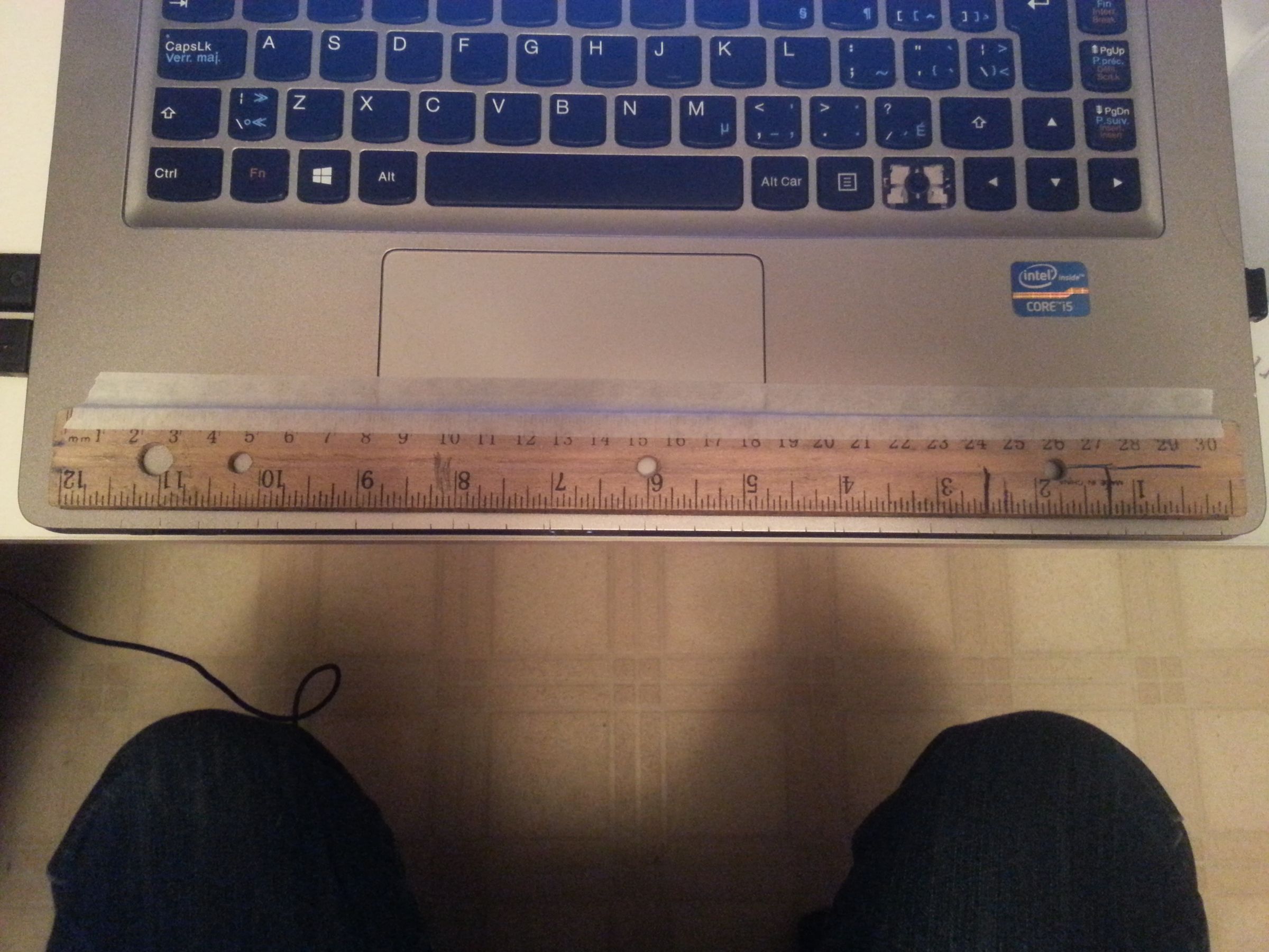 Mark a Ruler Onto Your Laptop Body for Easy Use - Instructables