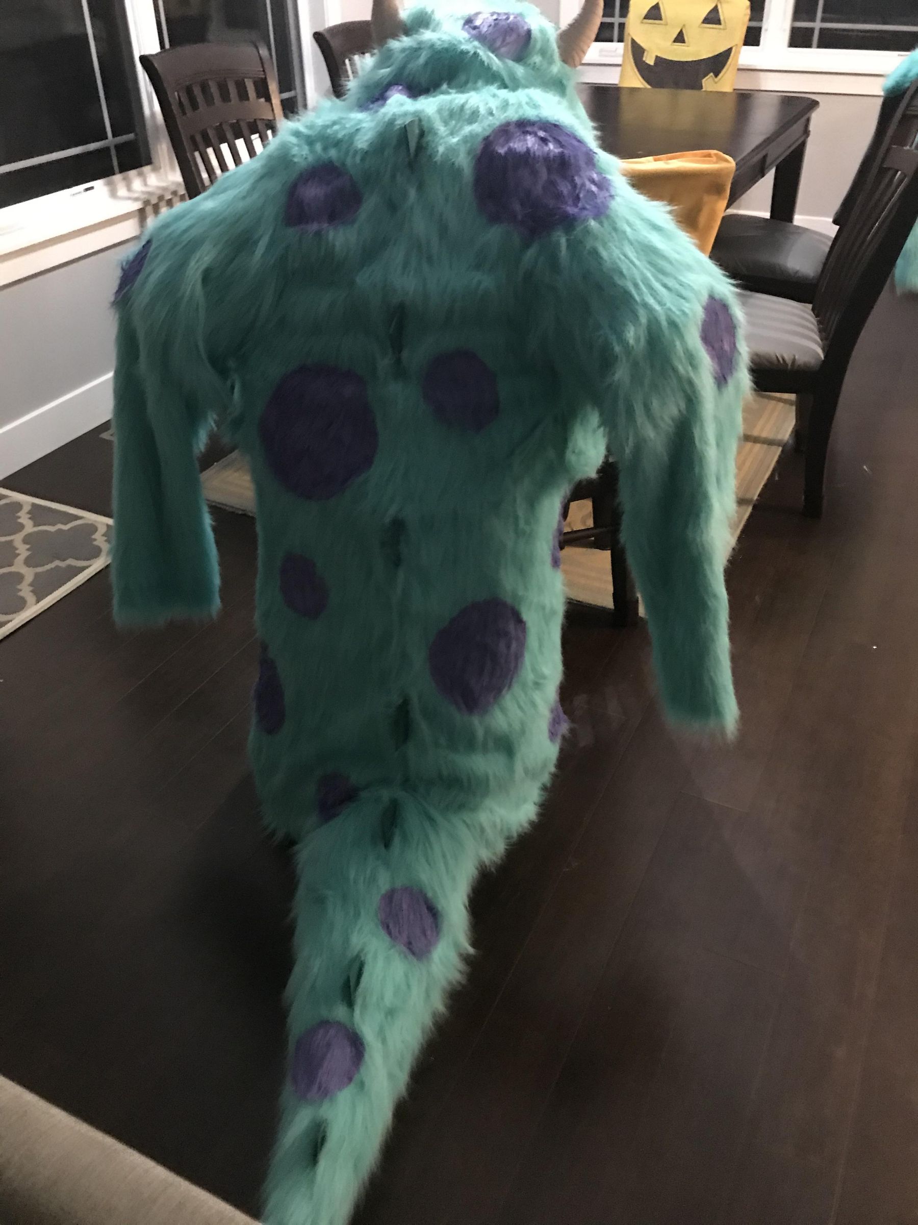 Sulley (Trademark Disney) Monster Homemade Halloween Costume : 11 Steps ...