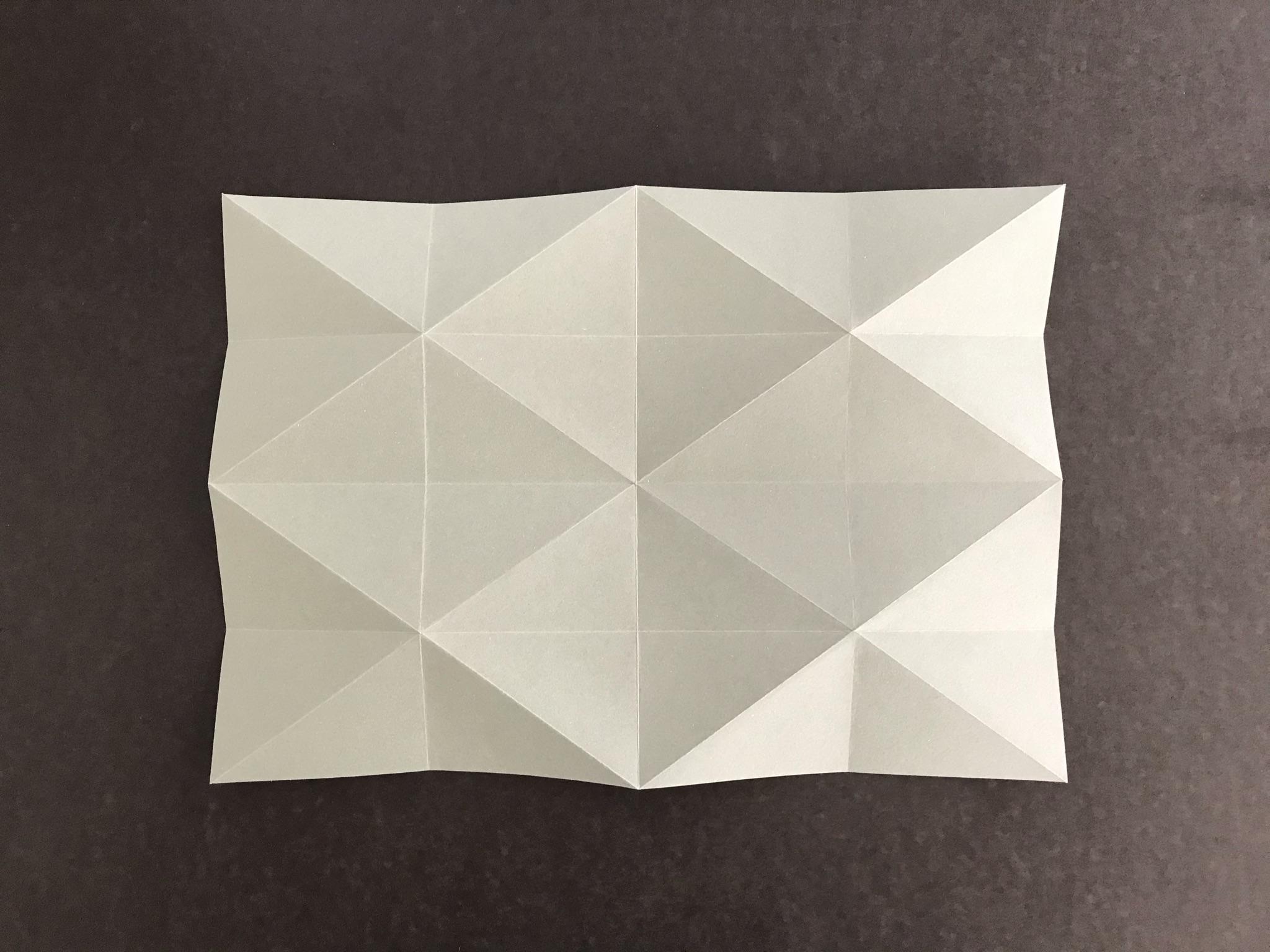 DIN A4 Double Rhombic Pyramid (with Integrated Hinge) : 3 Steps (with ...