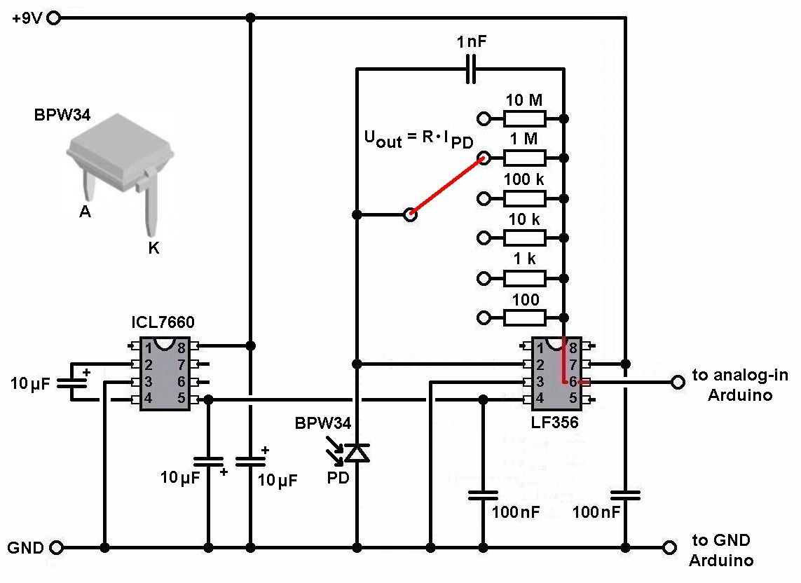 DIY LED-photometer With Arduino for Physics or Chemistry Lessons : 5 ...