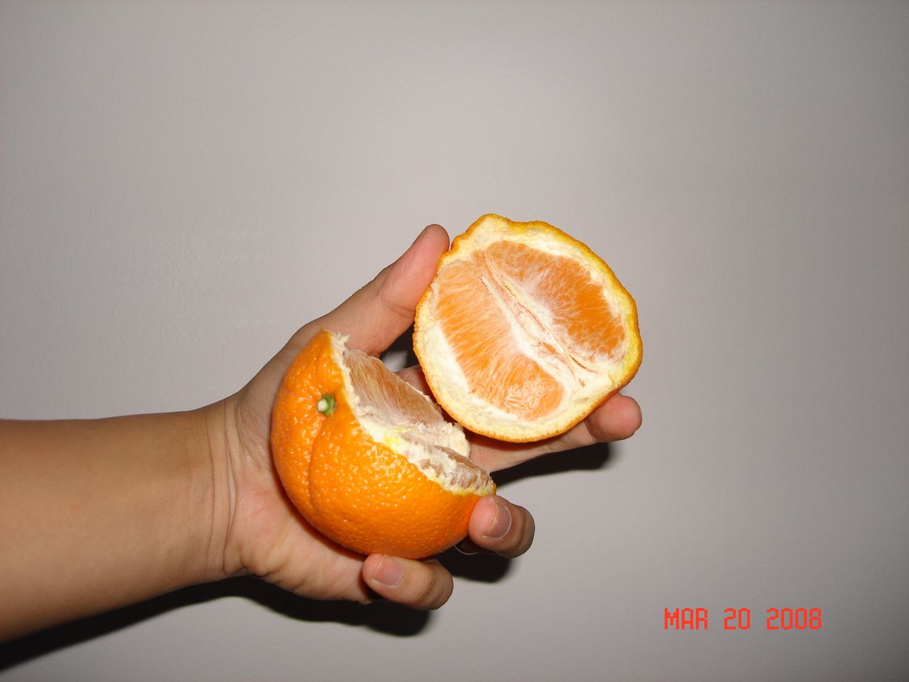 Easiest (cleanest) Way to Open an Orange : 4 Steps - Instructables