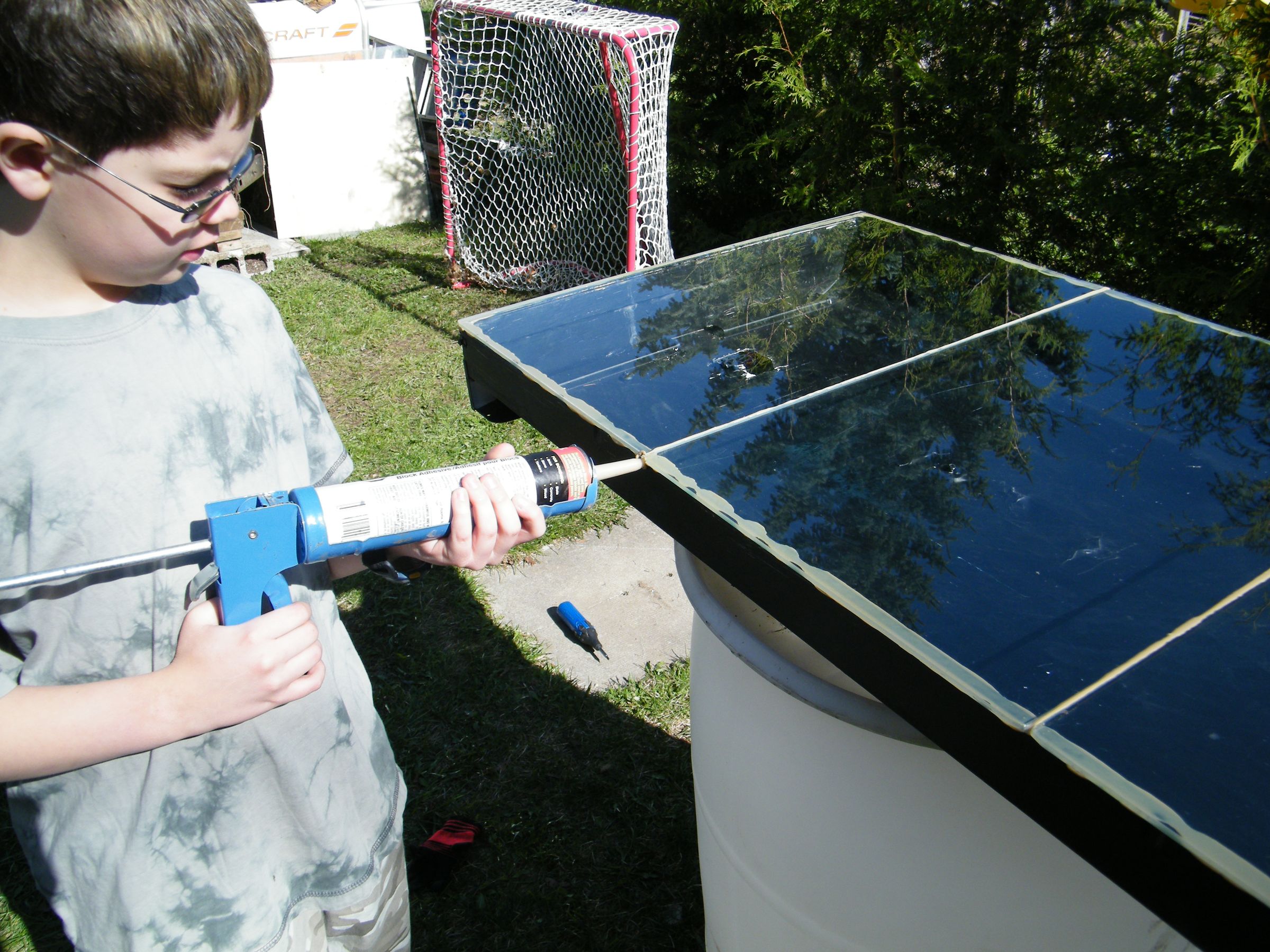 Almost Free Solar Hot Air Collector : 7 Steps (with Pictures ...