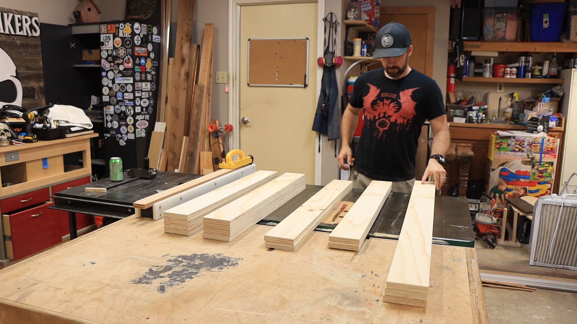 DIY Workshop Table (From Plywood!) : 10 Steps (with Pictures ...