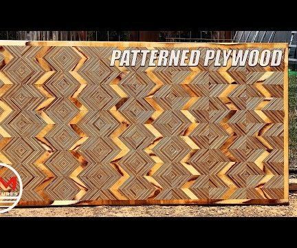 Patterned Plywood Using Only PLYWOOD SCRAPS! : 10 Steps (with Pictures ...