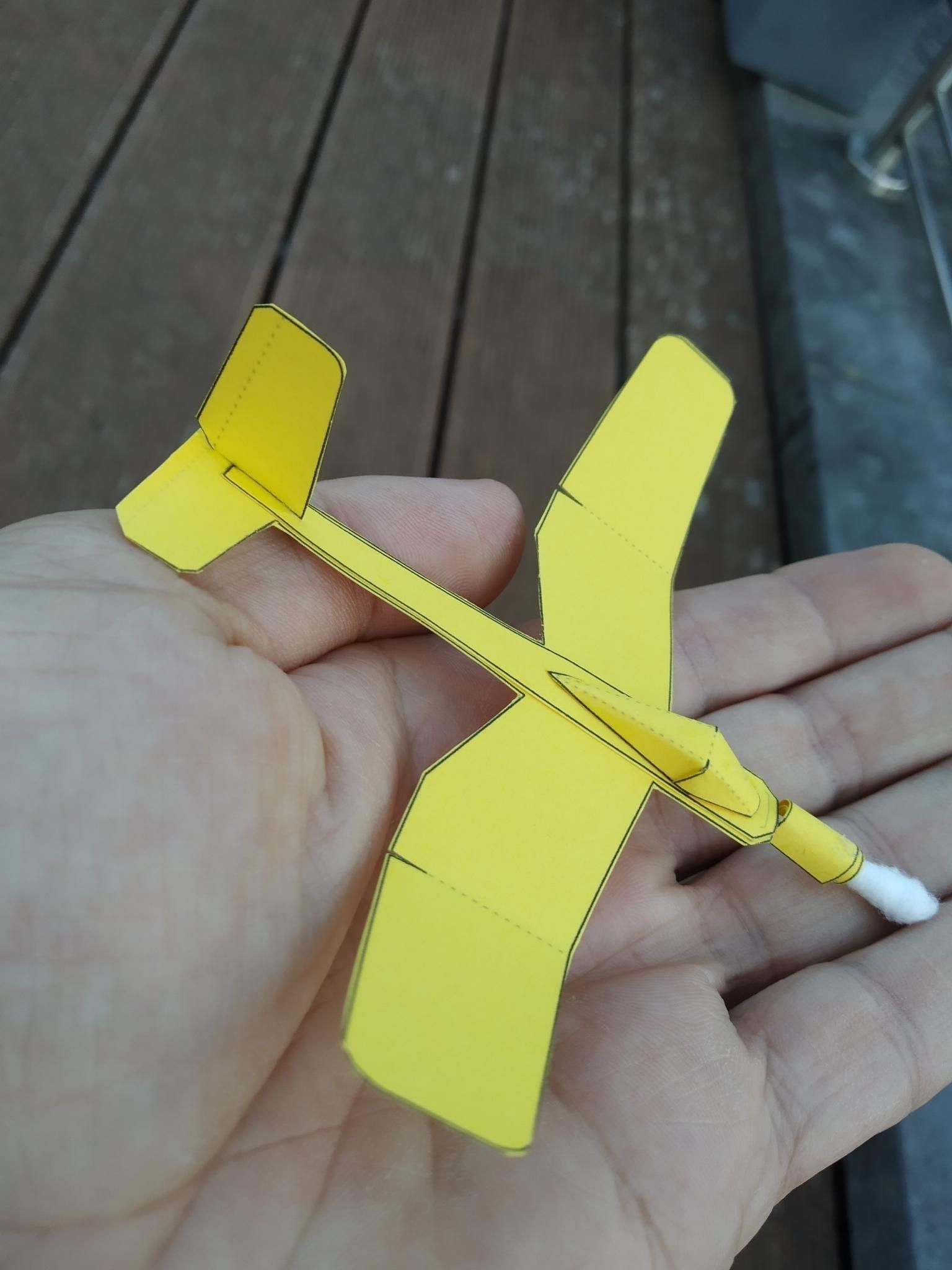 Cotton Swab Card Stock Micro Gliders : 9 Steps (with Pictures ...