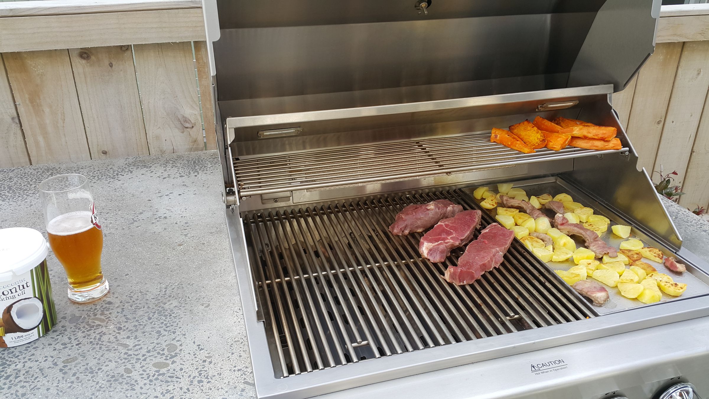 Brick and Polished Concrete BBQ Table : 9 Steps (with Pictures ...