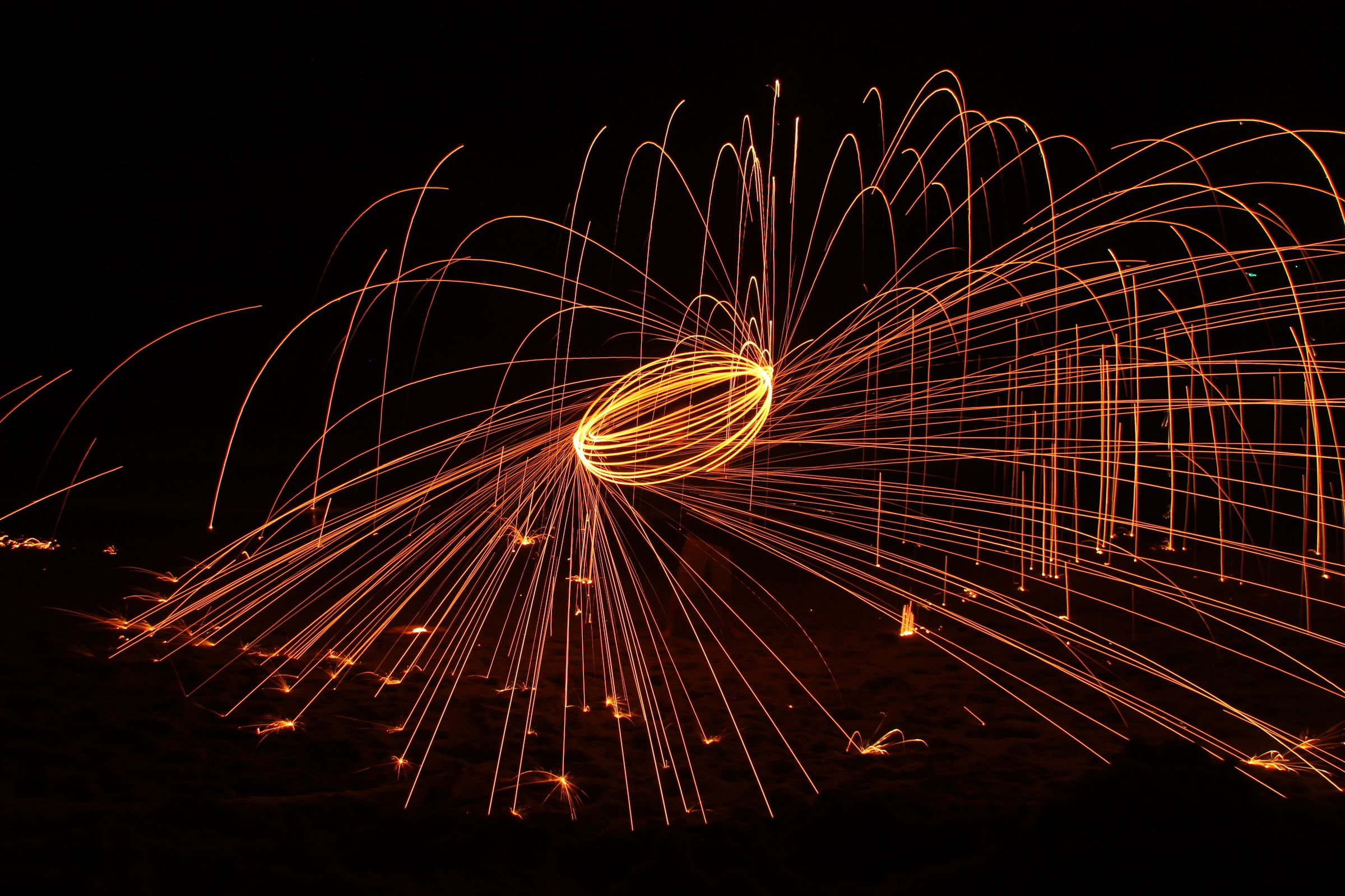 The Ring of Fire: a Cheap Steel Wool Pyrotechnic Display : 12 Steps ...