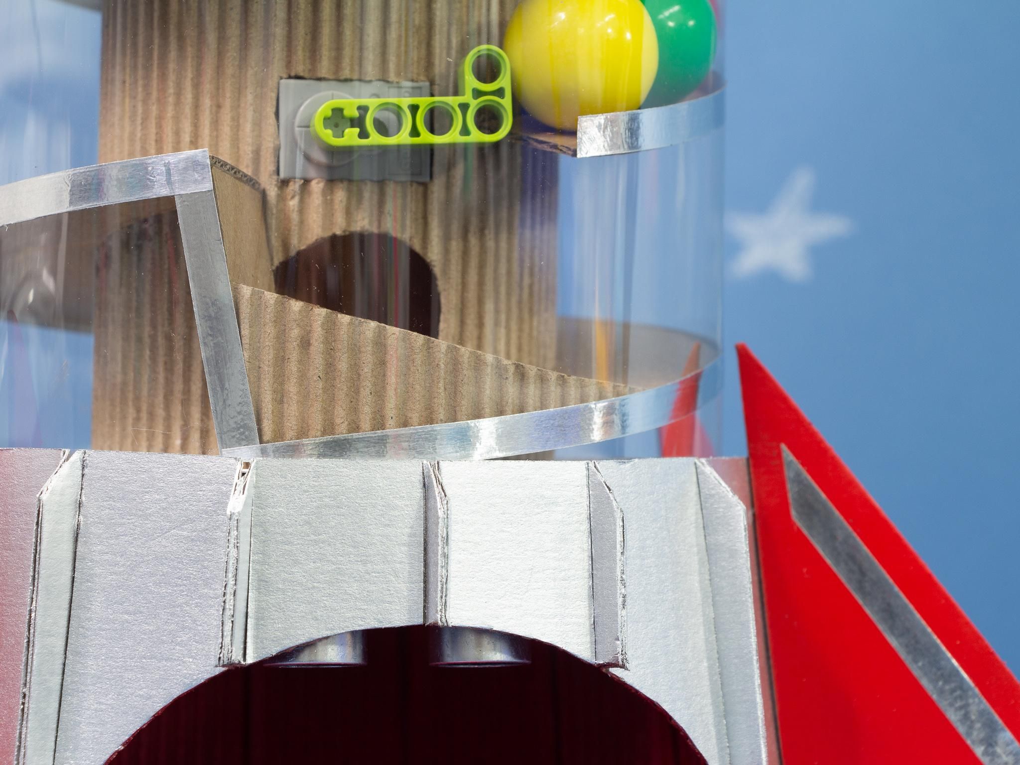 Hands-Free Cardboard Gumball Machine : 18 Steps (with Pictures ...