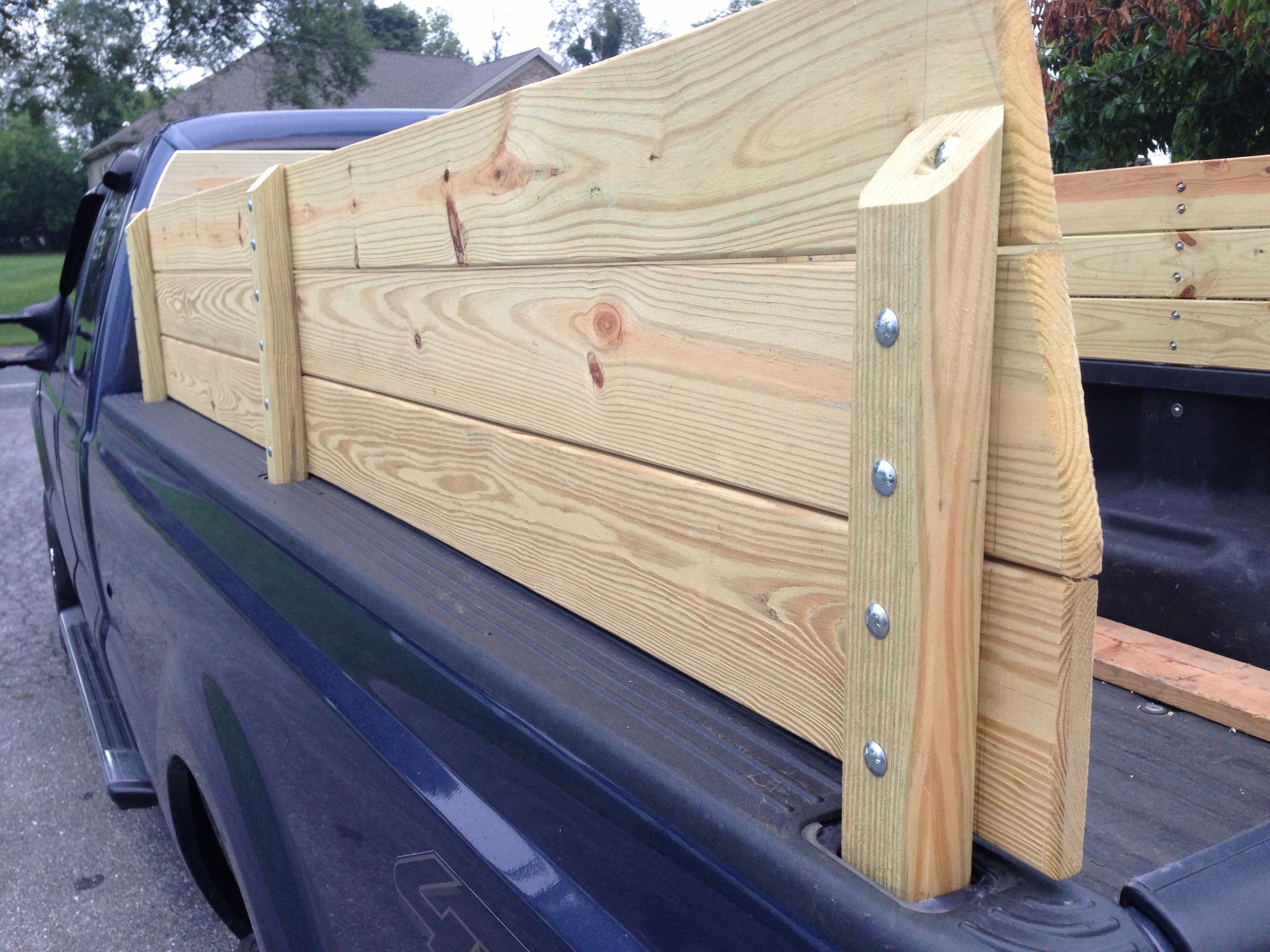 Pickup Truck Sideboards/Stake Sides - Ford Super Duty : 4 Steps (with ...