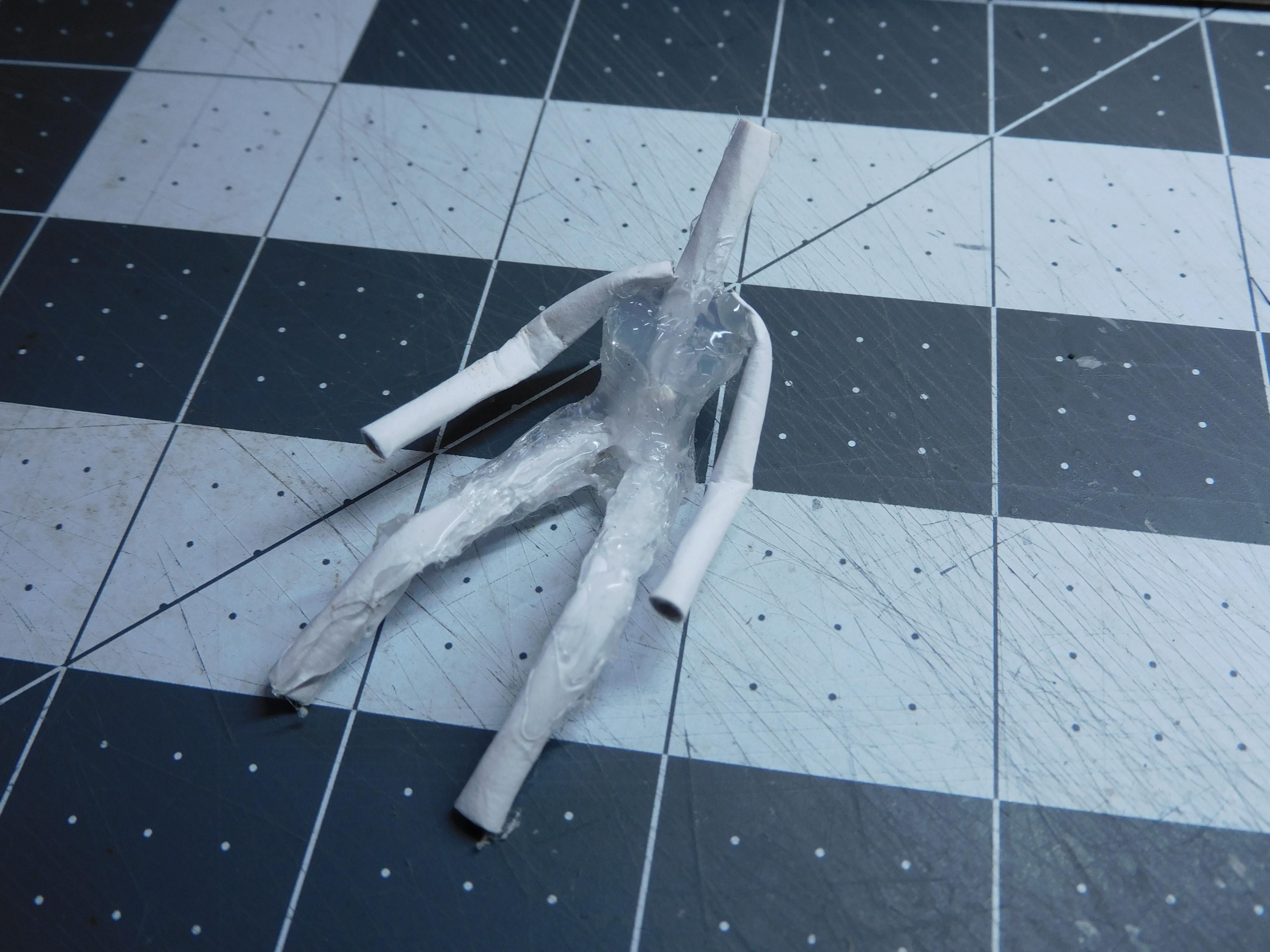 How to Make a Figurine for Your Paper Model Planes Using Hot-glue! : 9 ...