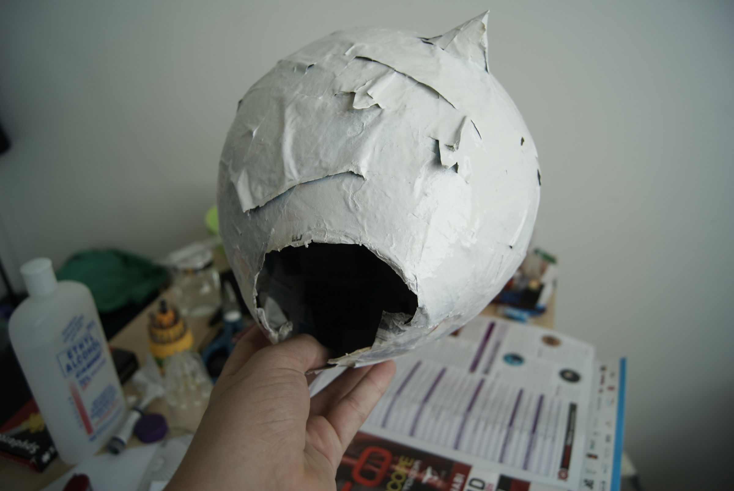 Papier Mache Monster Mask : 8 Steps - Instructables