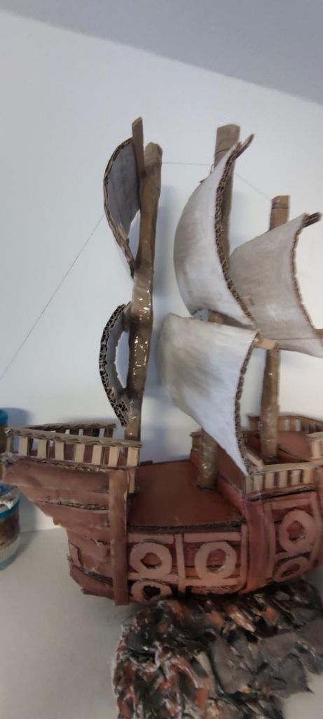 DIY Cardboard Pirate Ship : 8 Steps (with Pictures) - Instructables