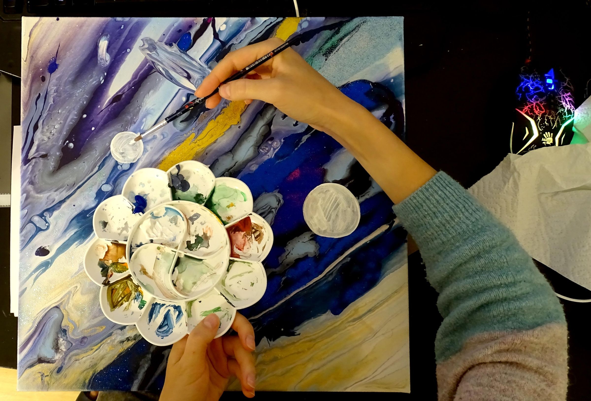 Fluid Art - Cosmos : 7 Steps (with Pictures) - Instructables