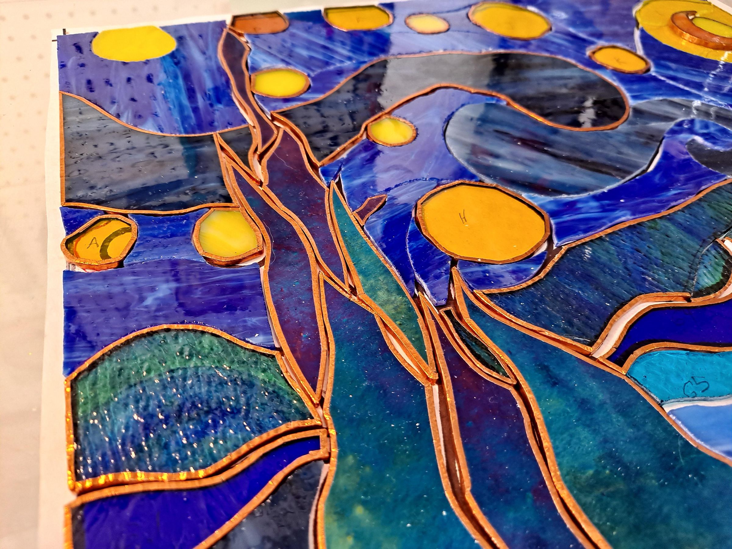 Starry Night Stained Glass : 9 Steps (with Pictures) - Instructables