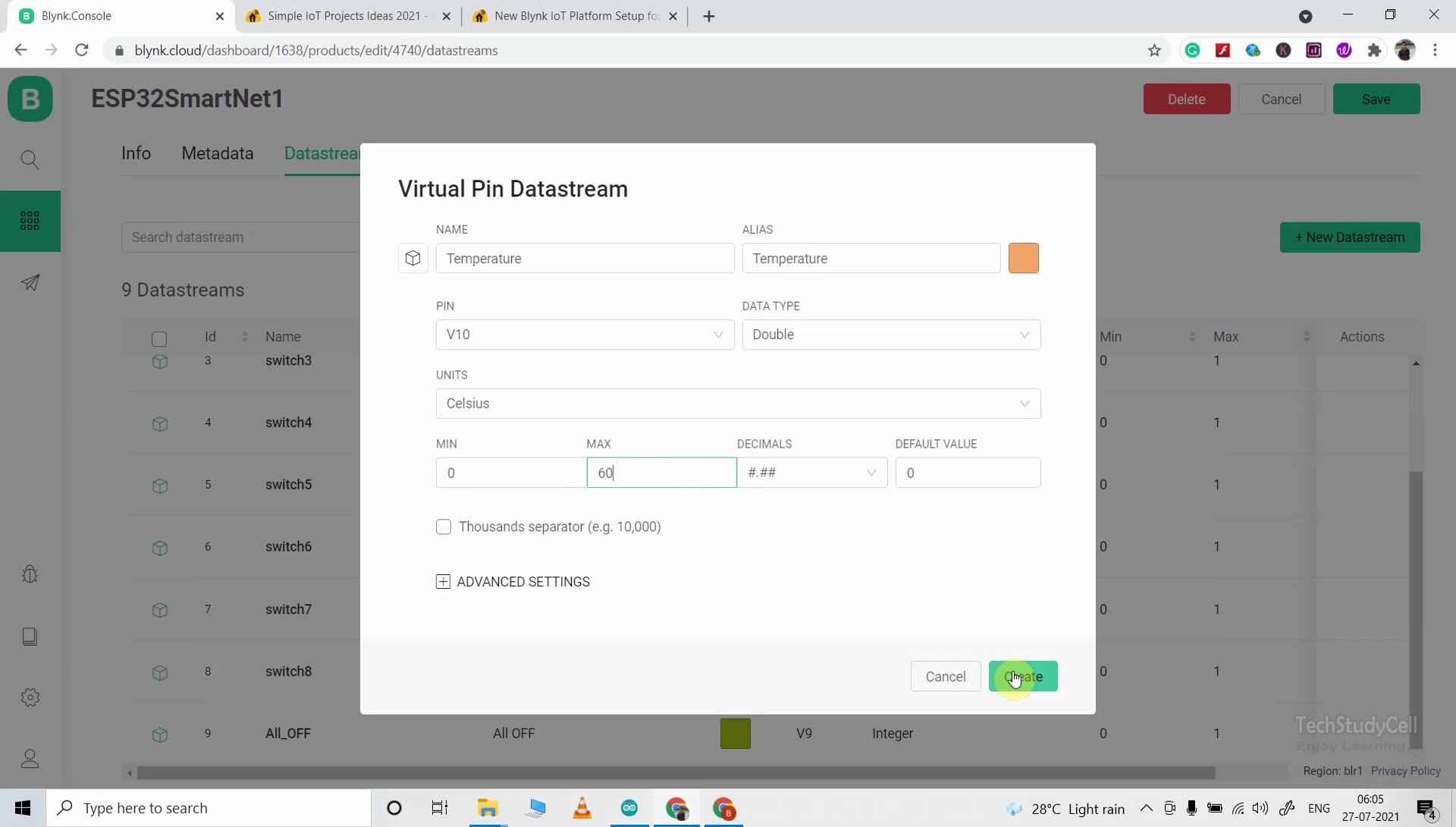 Home Automation With ESP32 Blynk 2.0 IR Remote Control Relay | IoT ...