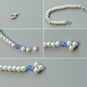Detailed Tutorial on How to Make an Exquisite Pearl Bead Flower Pendant ...