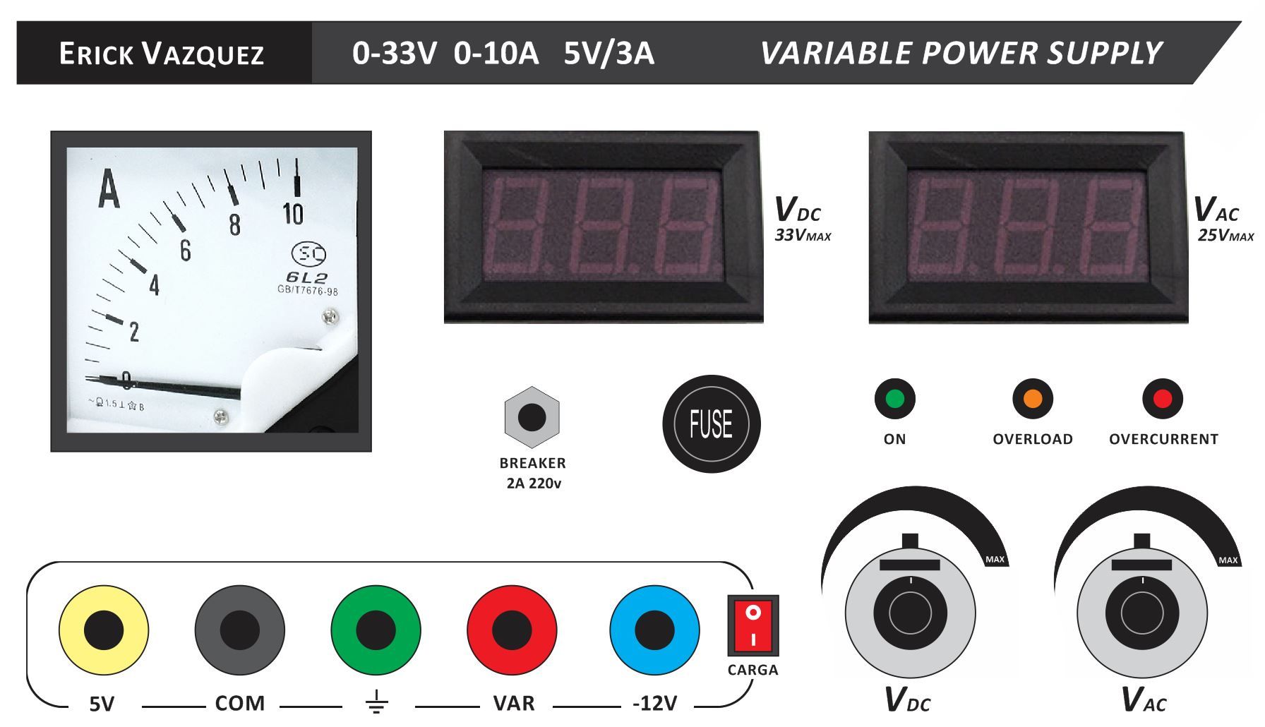 Design and Implementation of a 10Amp Linear Power Supply : 15 Steps ...