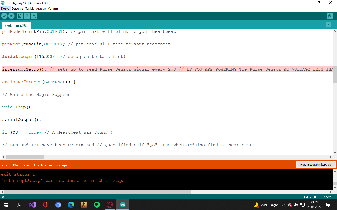 Pulse Sensor With Arduino(Serial Monitor Control) : 7 Steps (with ...