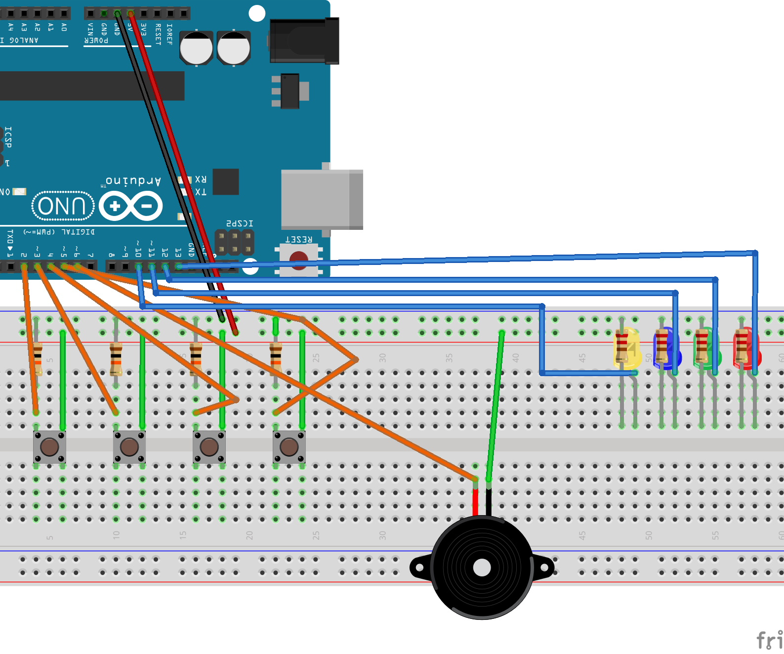Arduino Uno Memory Game Instructables