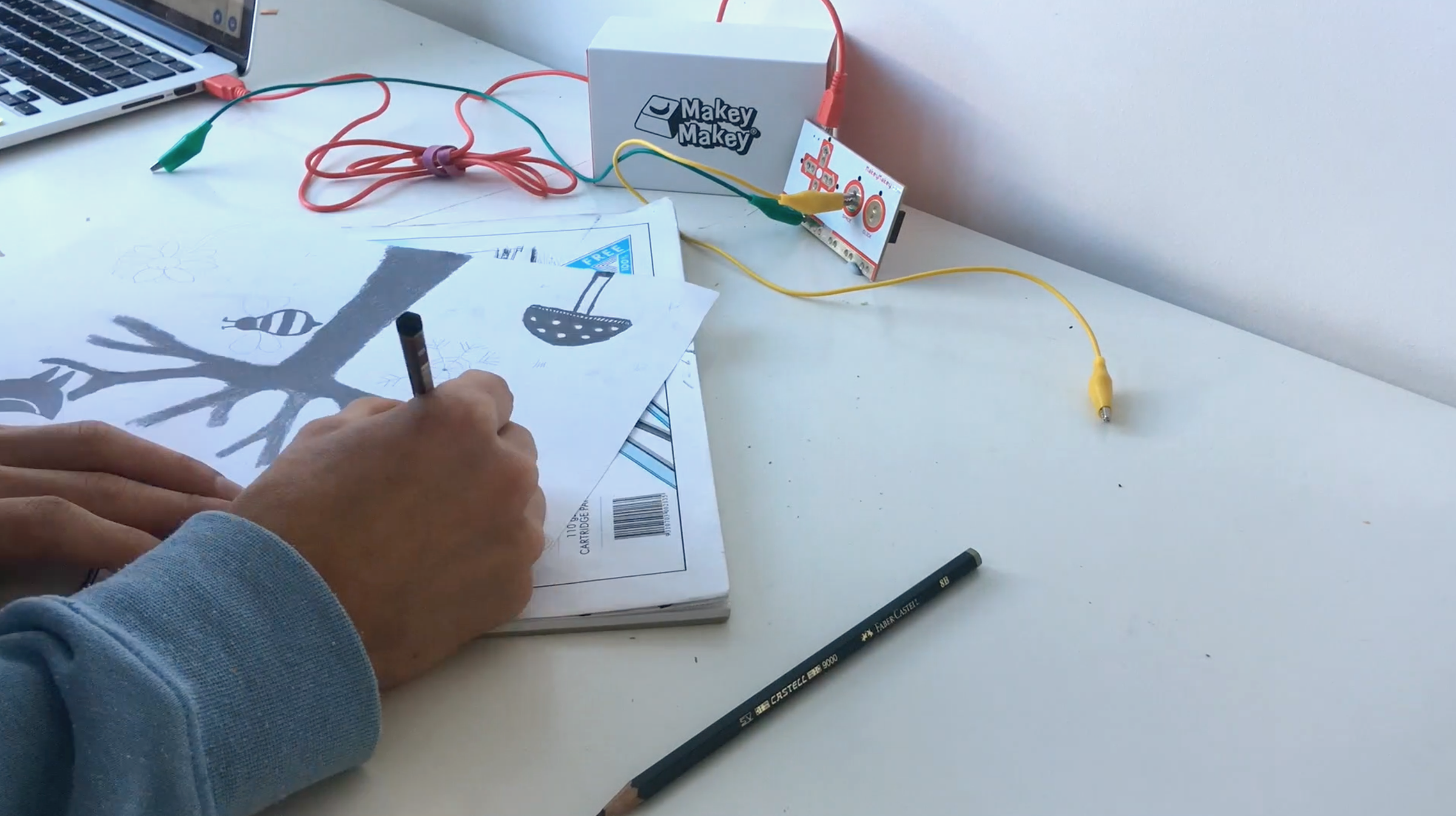 Makey Makey Graphite Drawing Instructions : 8 Steps (with Pictures ...