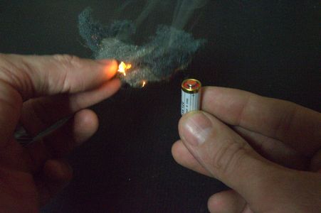 Steel Wool Emergency Fire Starter : 5 Steps (with Pictures) - Instructables