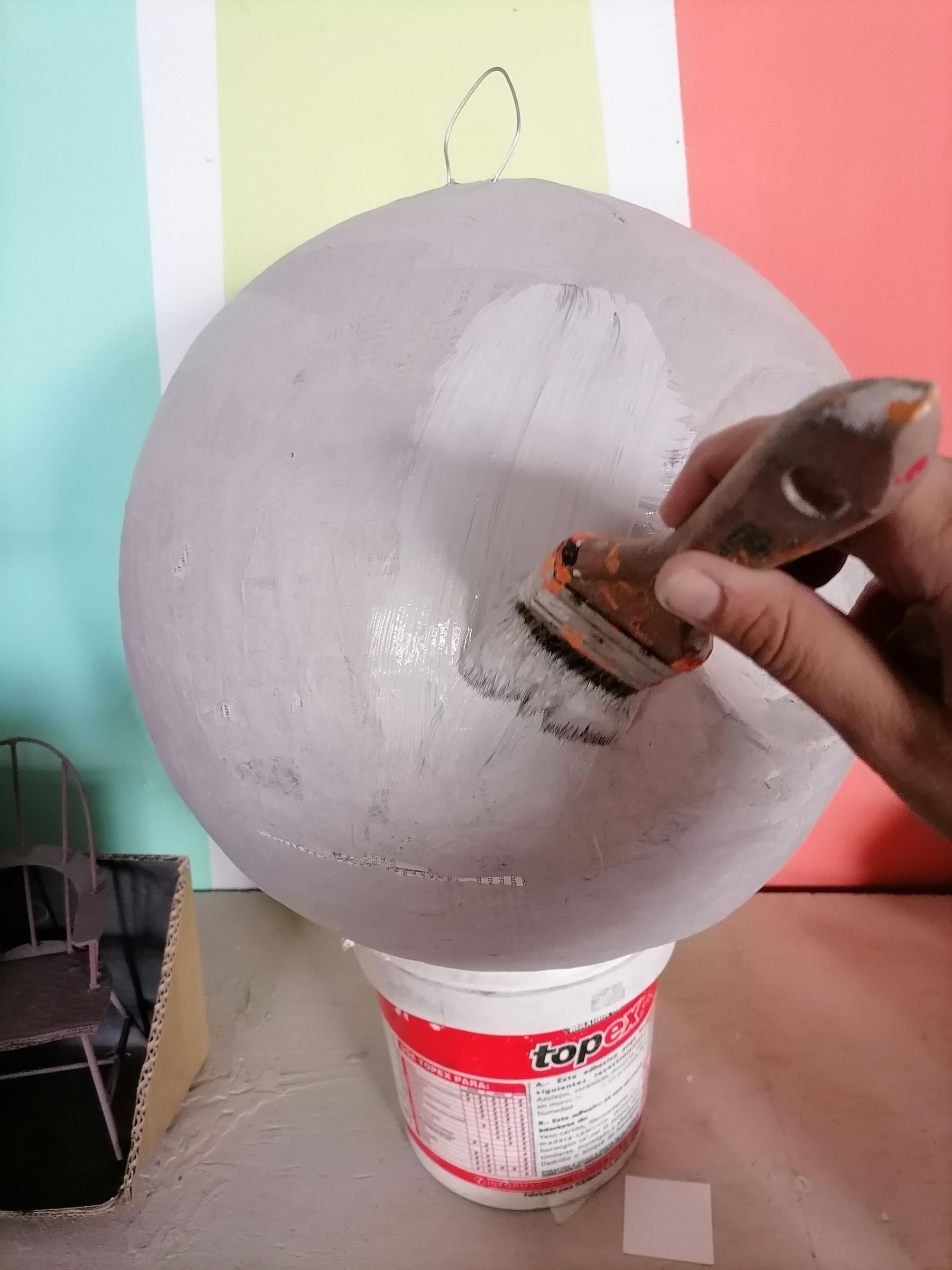 Paper Maché Death Star : 7 Steps (with Pictures) - Instructables