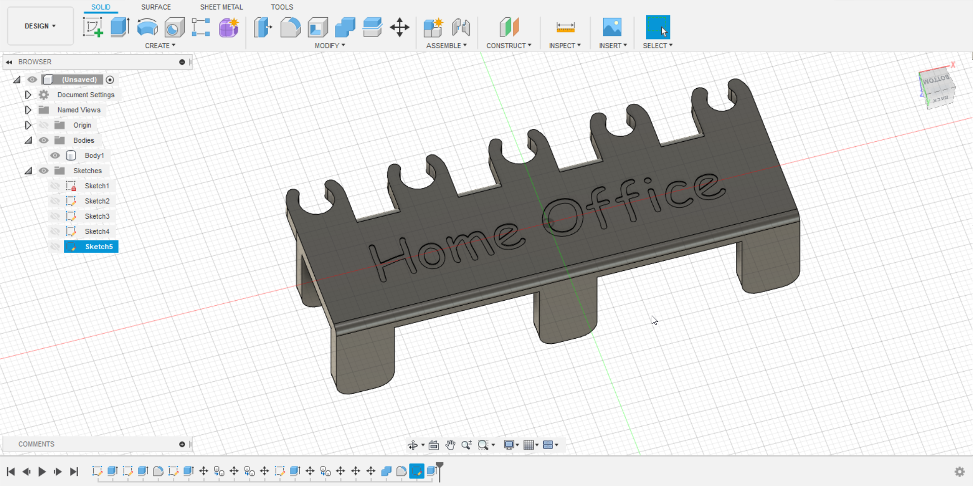 3D Printed Computer Cable Organizer : 7 Steps (with Pictures ...