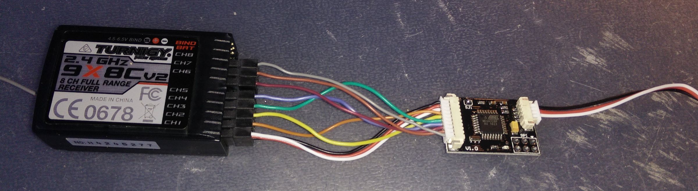 Turnigy 9X 2.4GHz 8Ch Receiver (V2) PWM to PPM : 5 Steps - Instructables