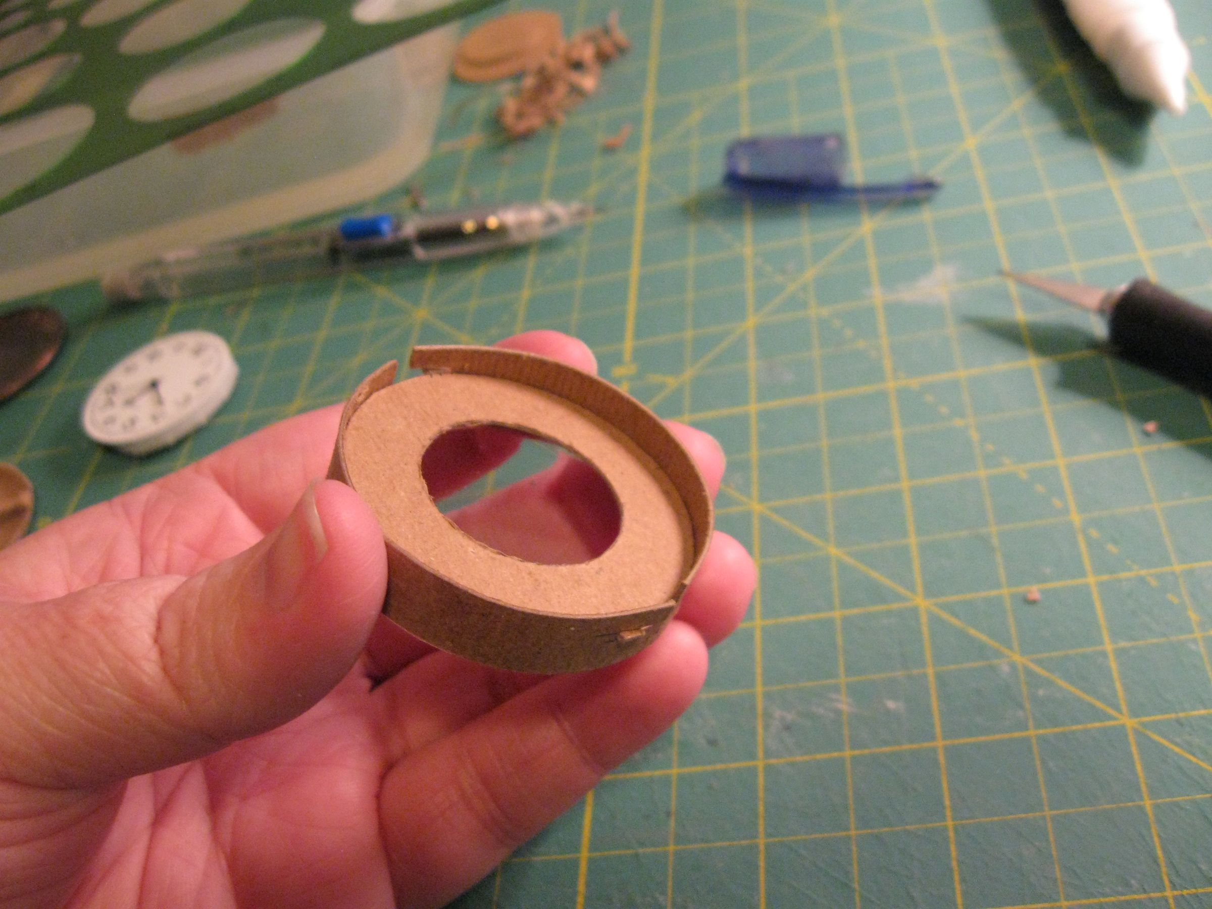 Cardboard Pocket Watch Step-by-step : 7 Steps (with Pictures ...