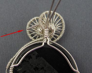 Carnival Pendant - Wire Weave Tutorial - Weaving Swirl Shapes : 118 ...