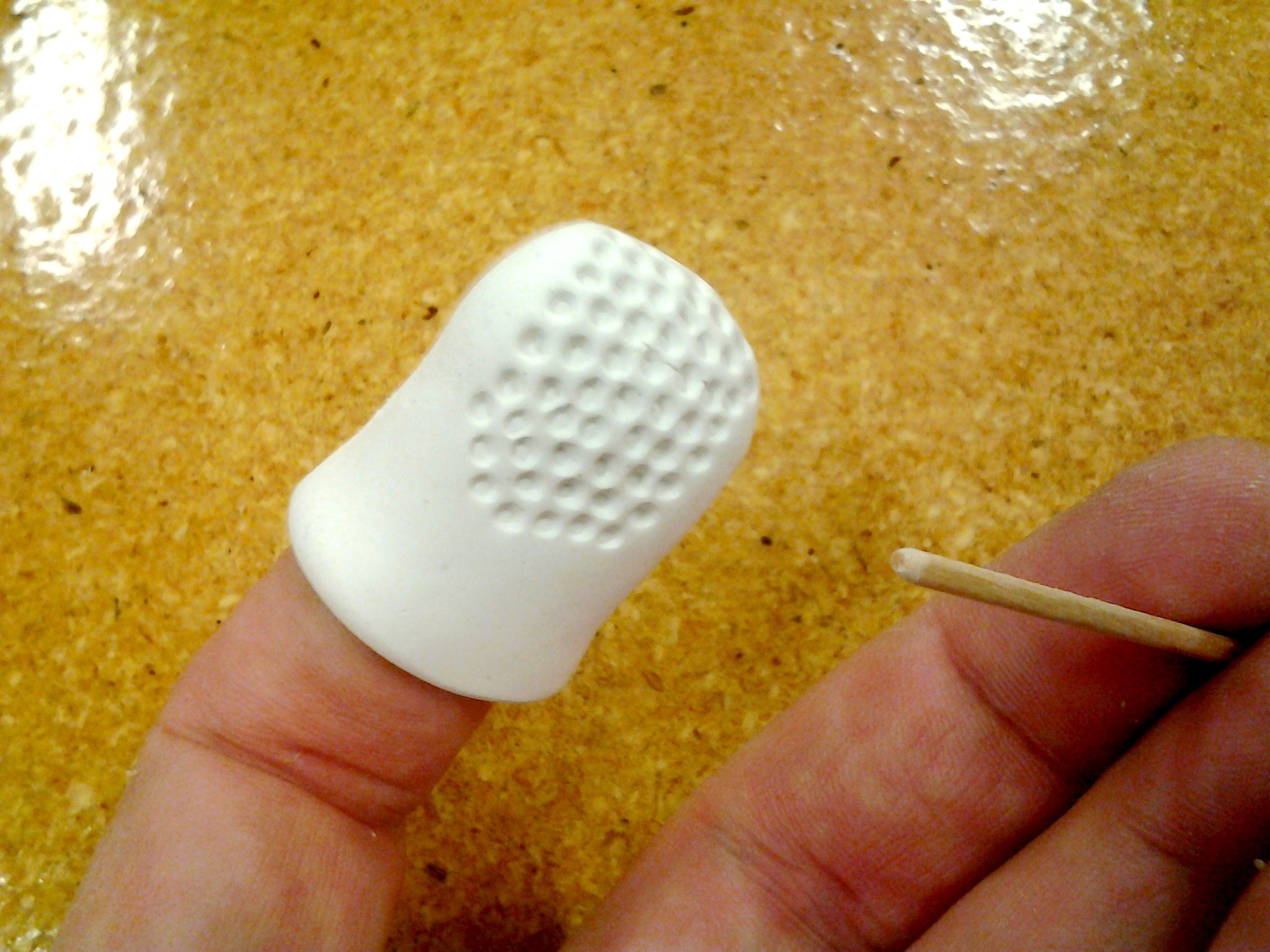 Cheap, Custom, Made to Fit, Thimbles. (or MANLY, MAN Sized, MAN ...