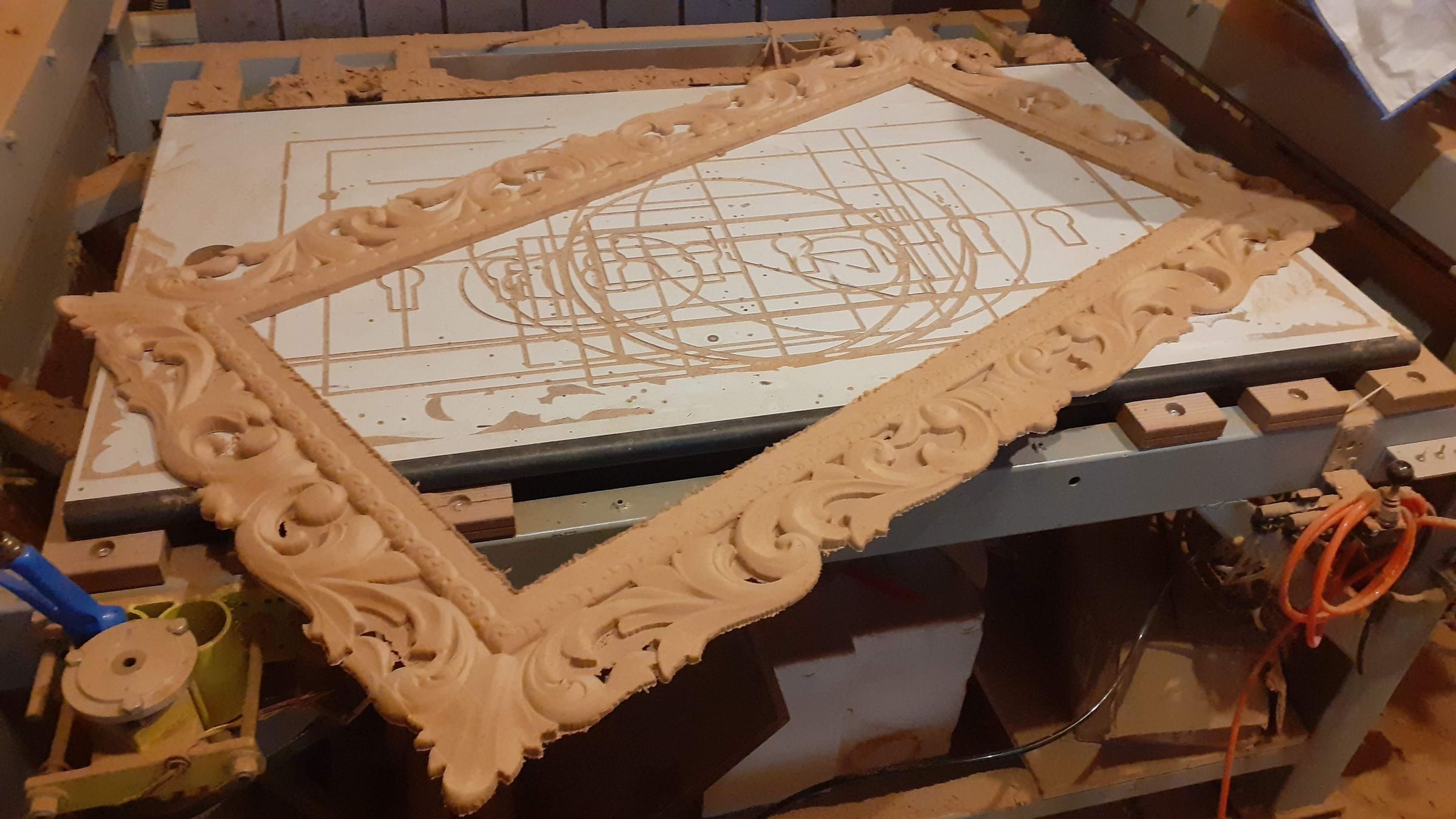 Mirror Frame Carved With CNC : 6 Steps (with Pictures) - Instructables