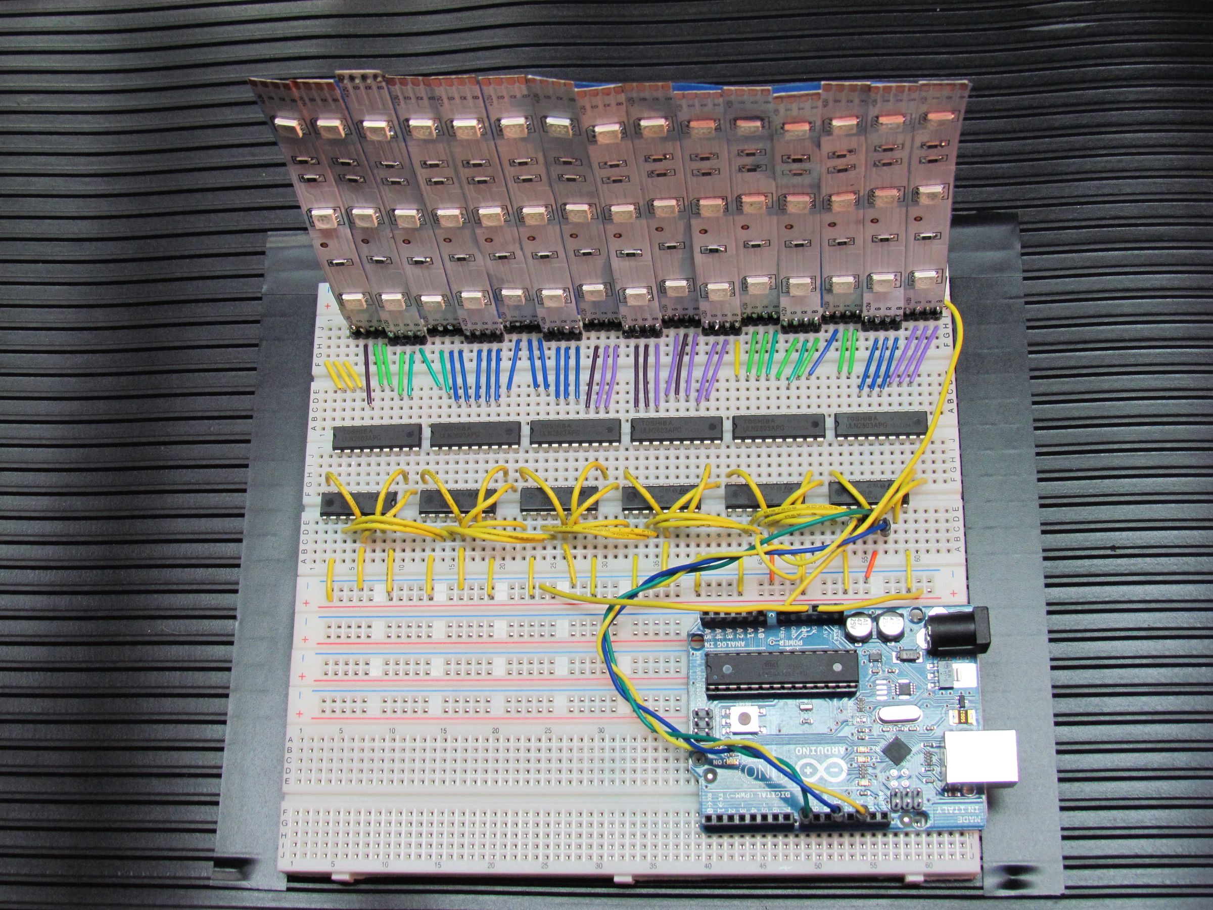 RainBoard - RGB LED Rainbow Fader : 19 Steps (with Pictures ...
