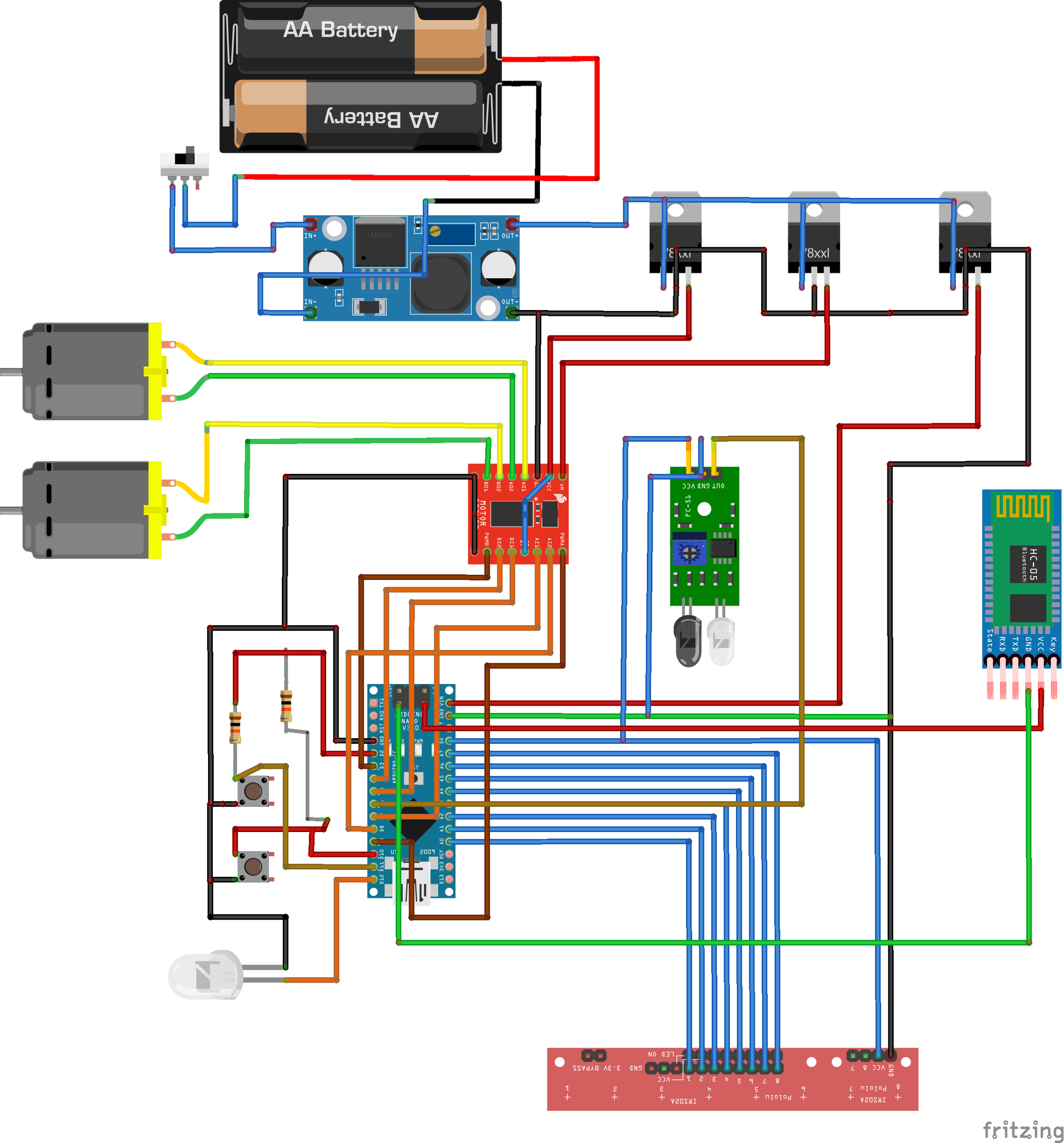 Line Follower Bot and Mesh Solver for Meshmerize Competition : 5 Steps ...